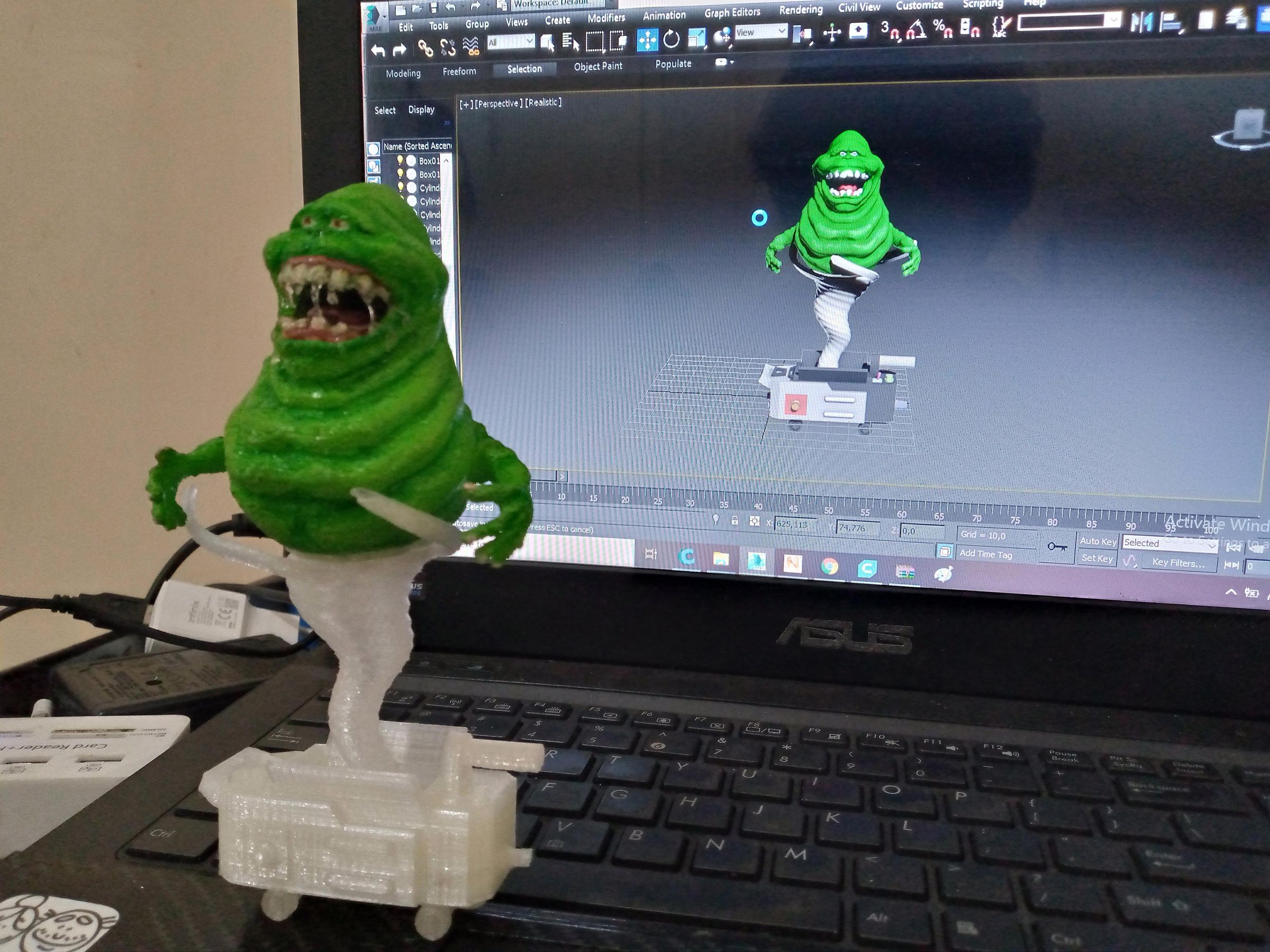 Slimer on the Trap With Led Effect : 5 Steps (with Pictures ...