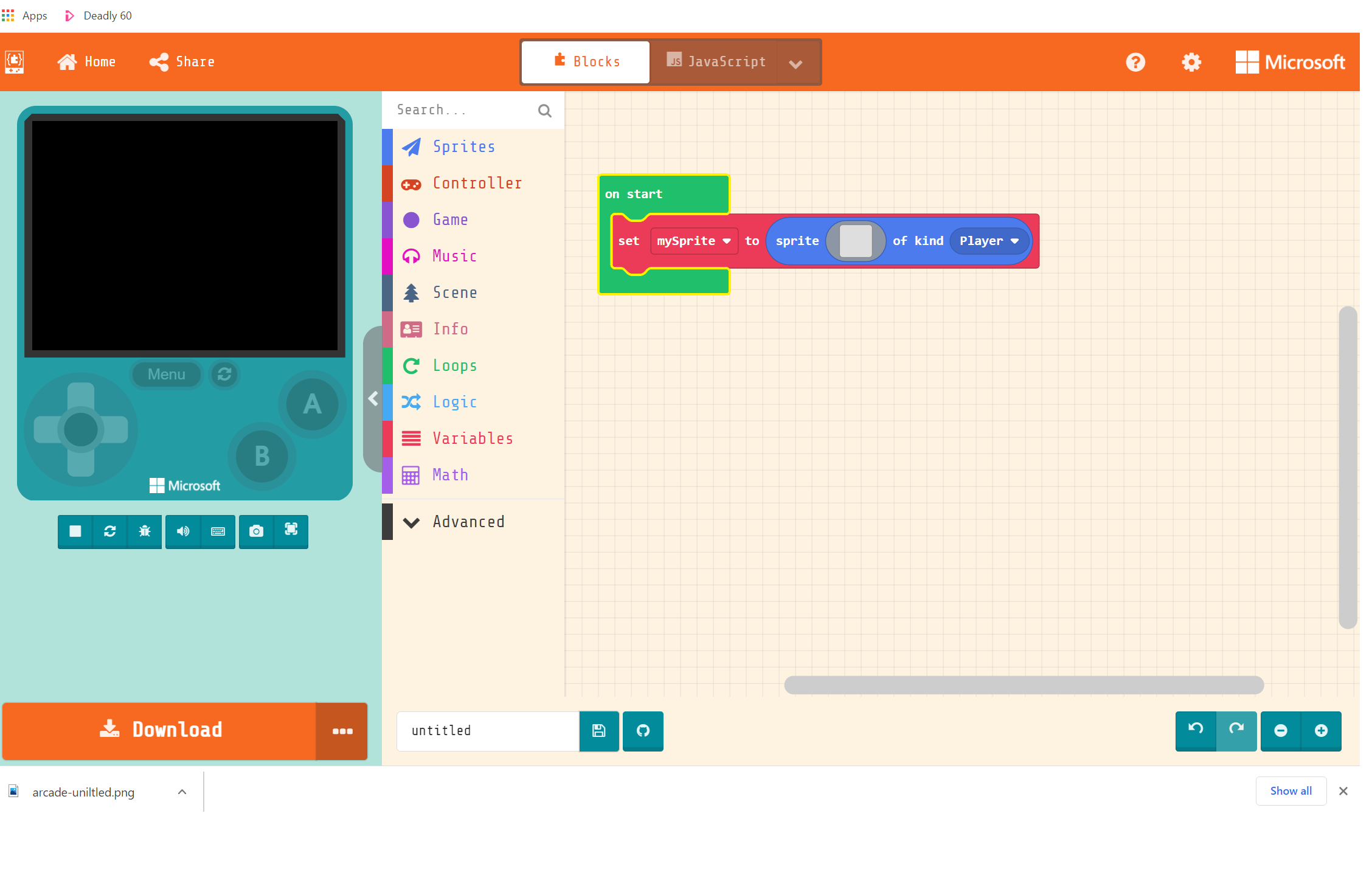 Create a Fun Block Game With MakeCode Arcade : 10 Steps - Instructables