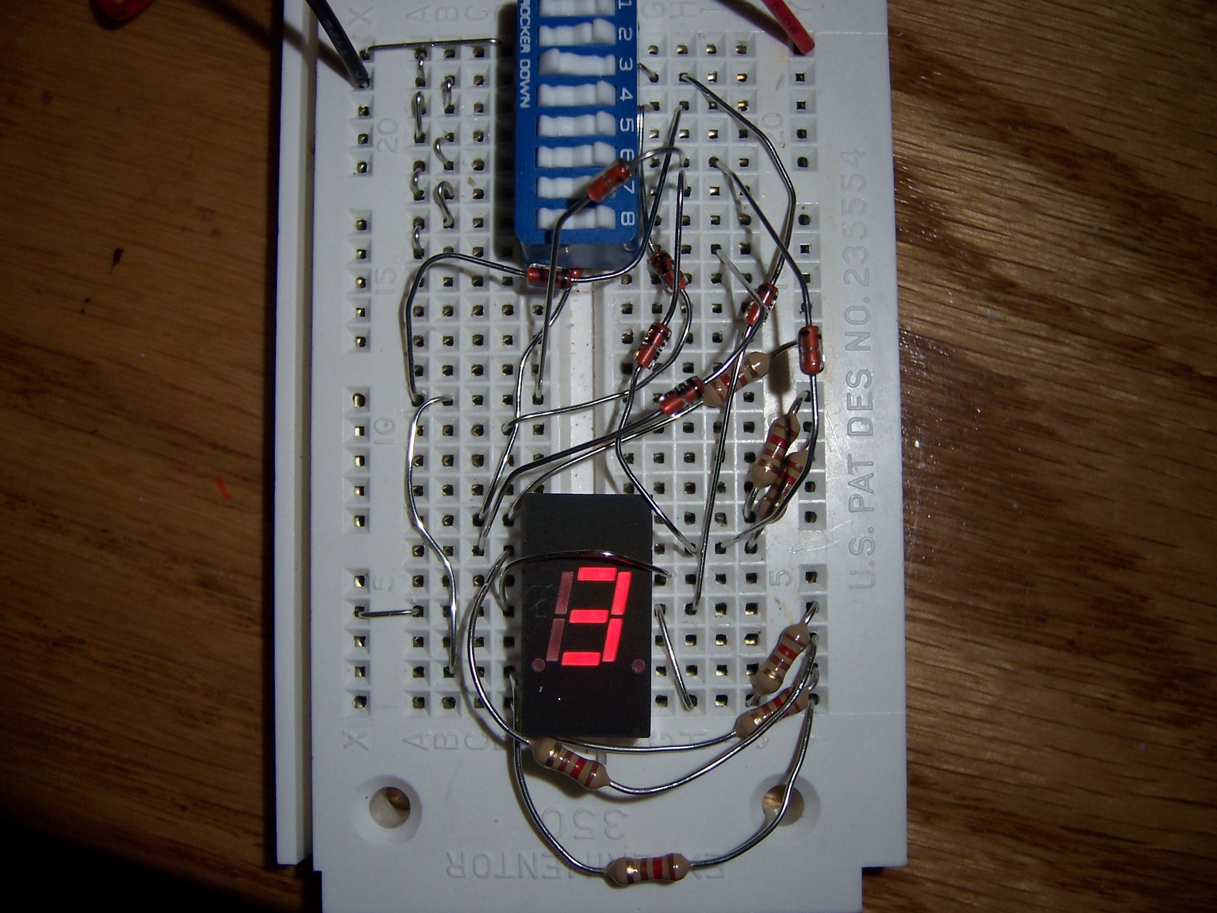 TOD: Diode Matrix ROM Intro (7-segment Display) : 7 Steps - Instructables