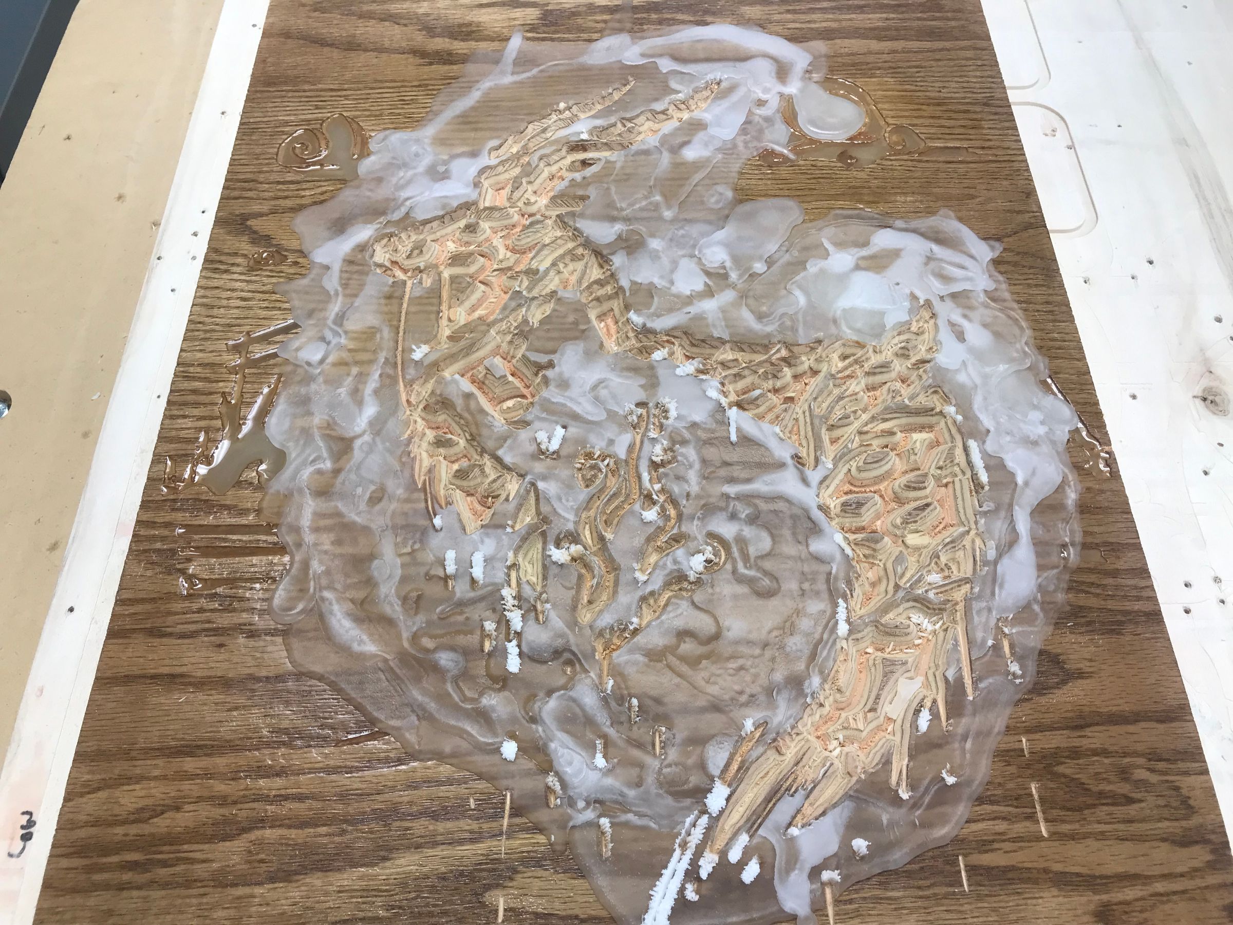 Multi-Colored Glow Resin Engraving With a CNC : 14 Steps - Instructables