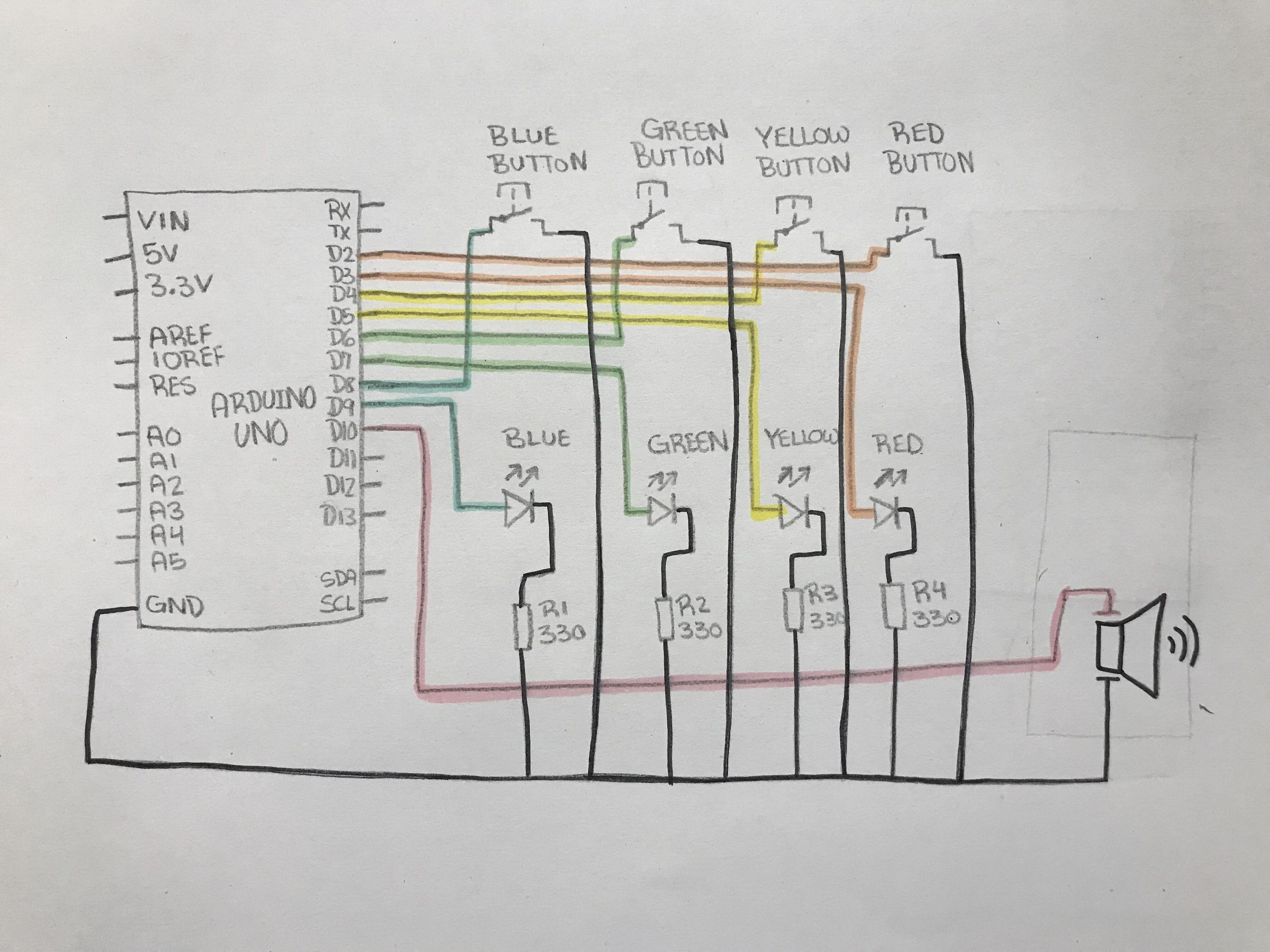 Simon Says Memory Game! : 7 Steps - Instructables