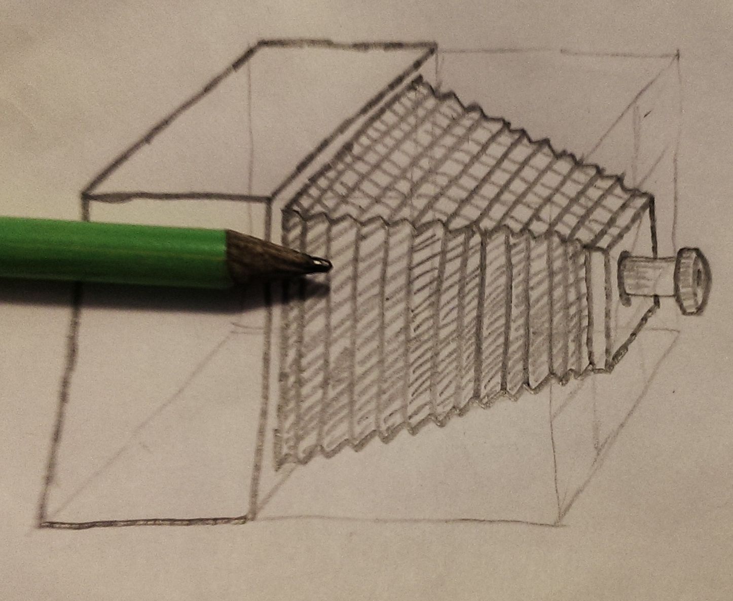 Draw a Plate Camera With Bellows : 3 Steps - Instructables