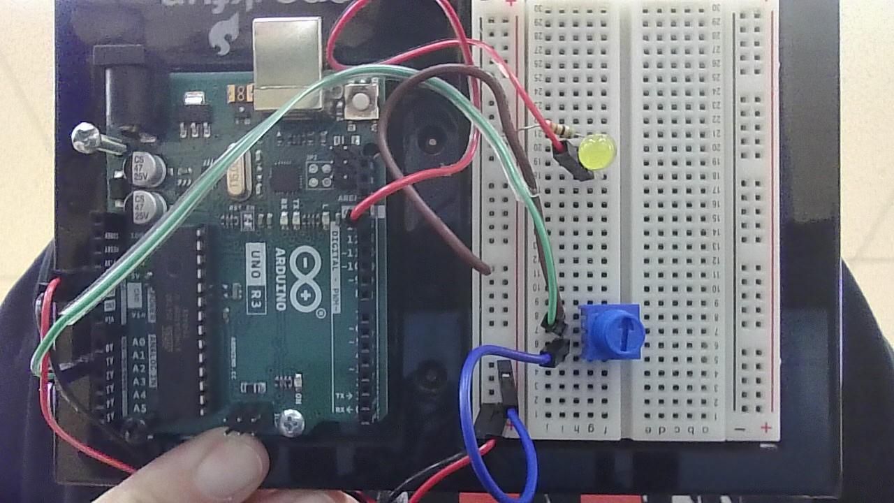 Arduino Uno With Blinking LED and Potentiometer : 4 Steps - Instructables