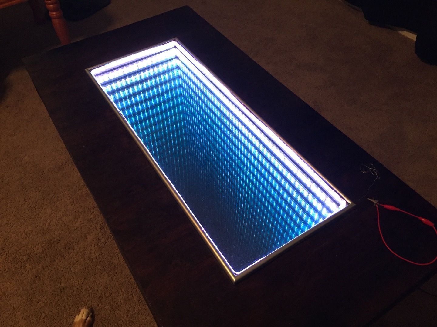 Infinity Mirror Color Changing Touch Table : 7 Steps (with Pictures ...