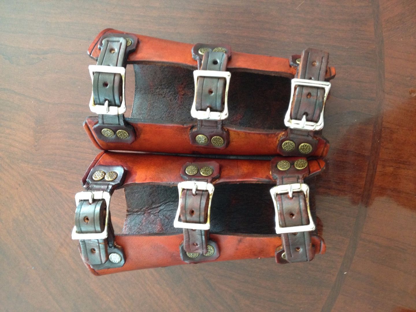 Leather Fore Arm Bracers : 4 Steps (with Pictures) - Instructables