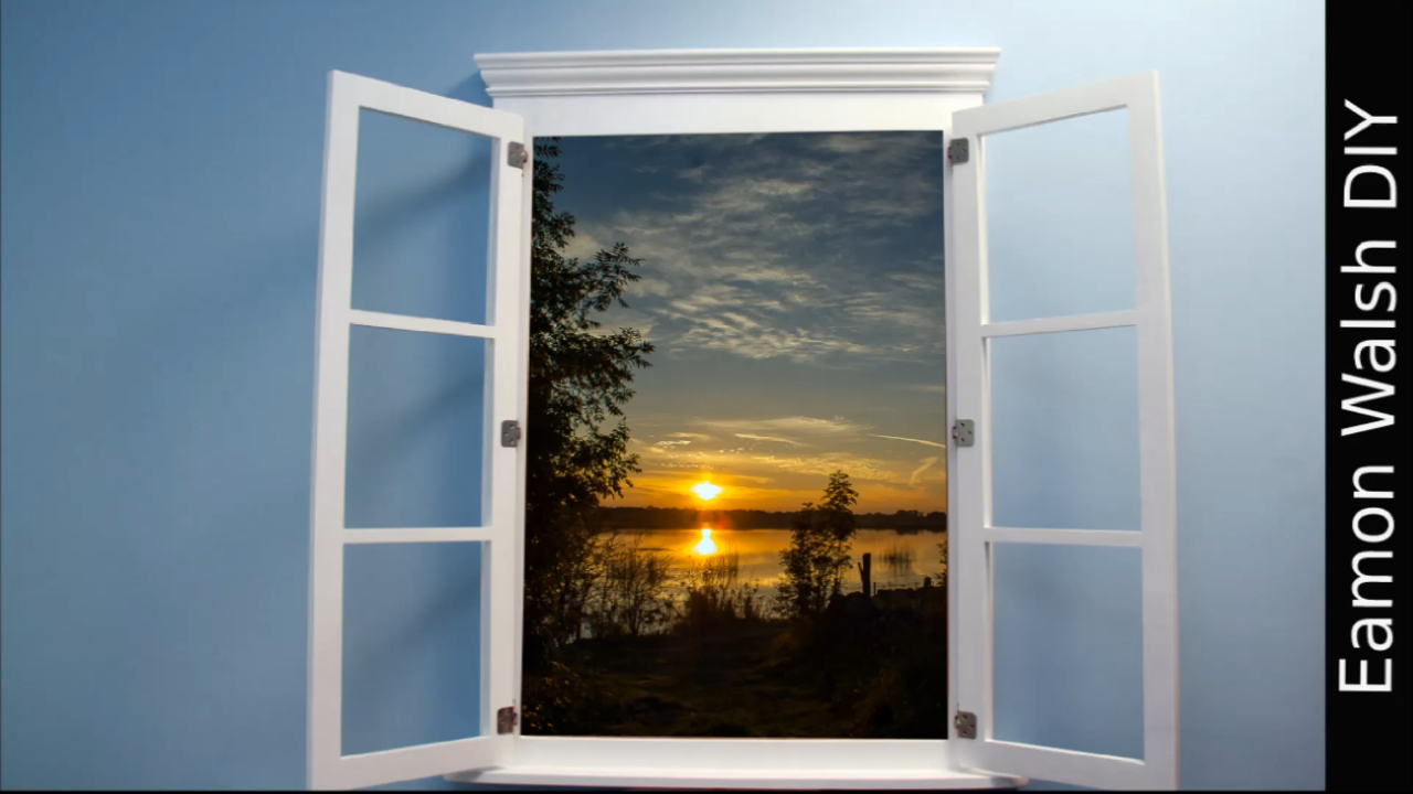 Faux Window With Your Favourite View : 11 Steps (with Pictures ...