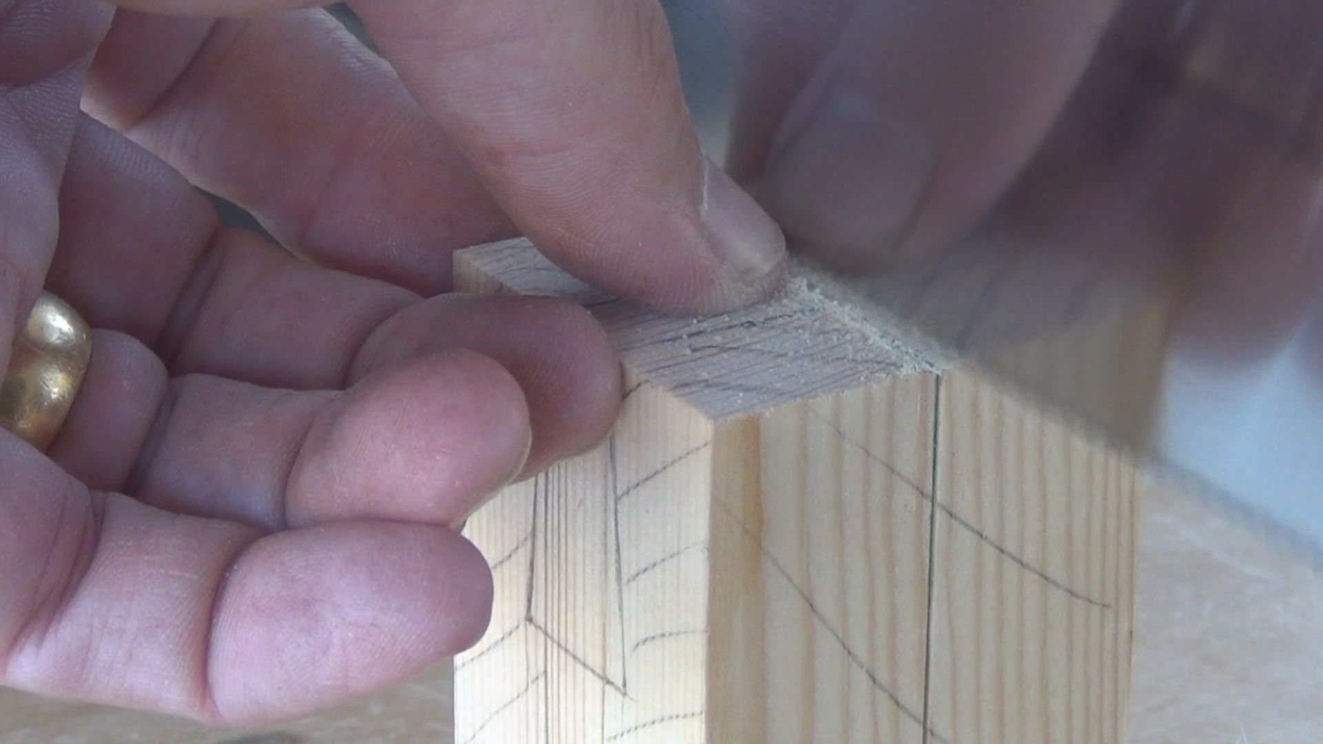 Stepped Gooseneck Splice (Koshikake Kamatsugi) : 6 Steps (with Pictures ...