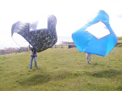 Make a Handheld Skating and Snowboarding Sail ! : 14 Steps (with ...