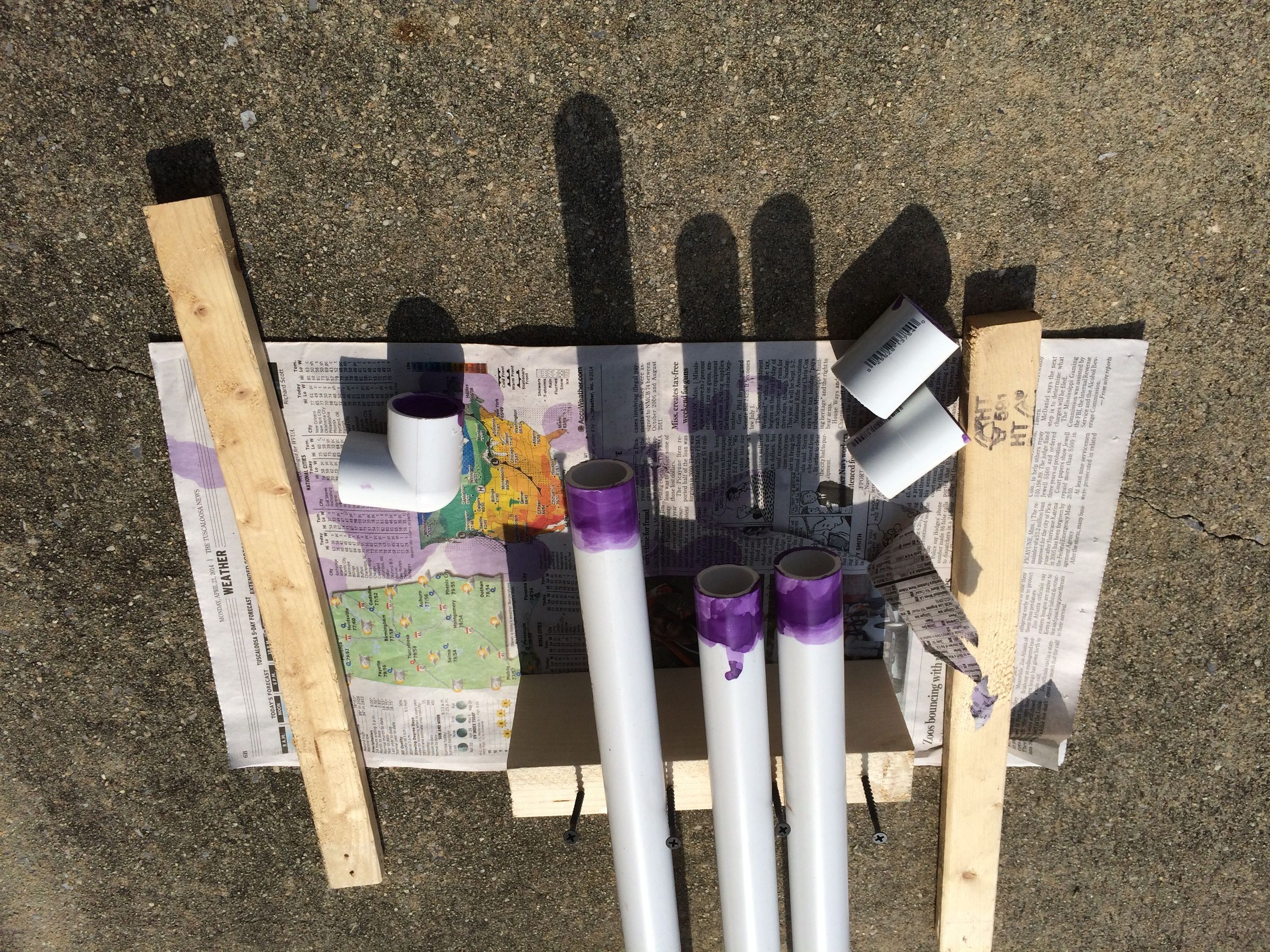 Tarp and PVC Canopy Lean-to Workspace : 12 Steps - Instructables