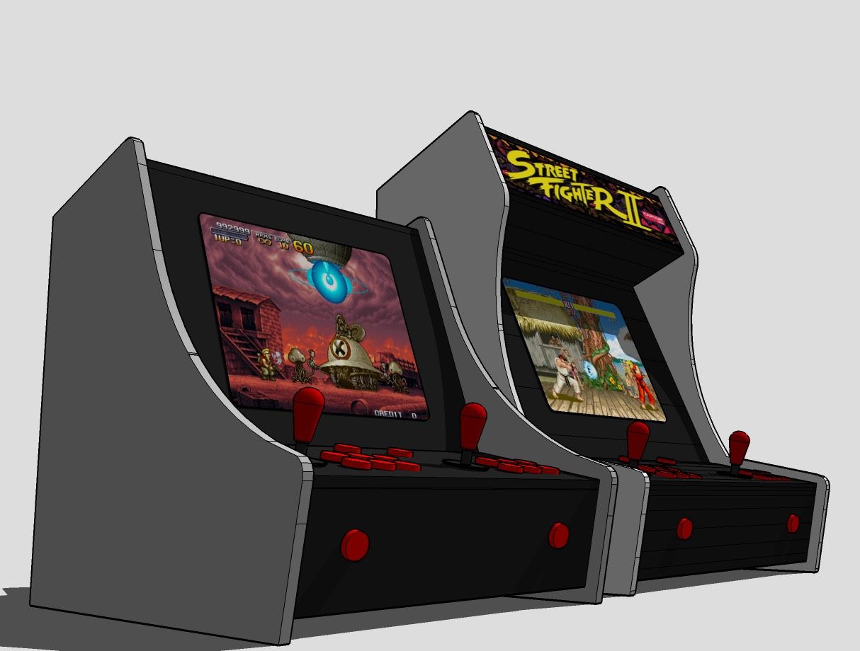 Tabletop Arcade Machine Basic @ Premium Models - Instructables