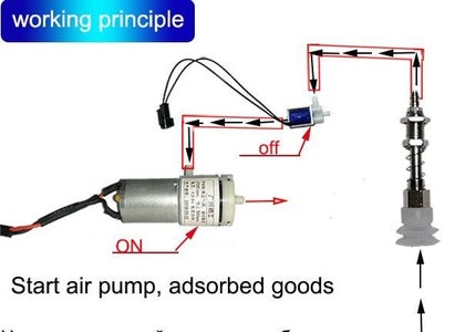 How to Control Vacuum Pump Air Pump Suction for Robotic Arm : 6 Steps ...