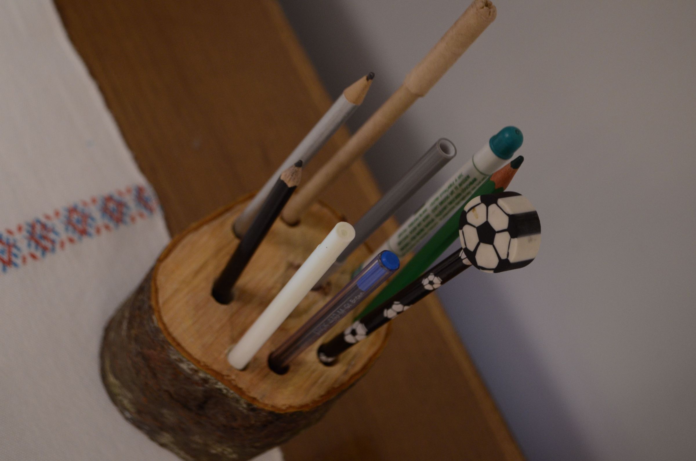 Log Pen Holder : 3 Steps (with Pictures) - Instructables