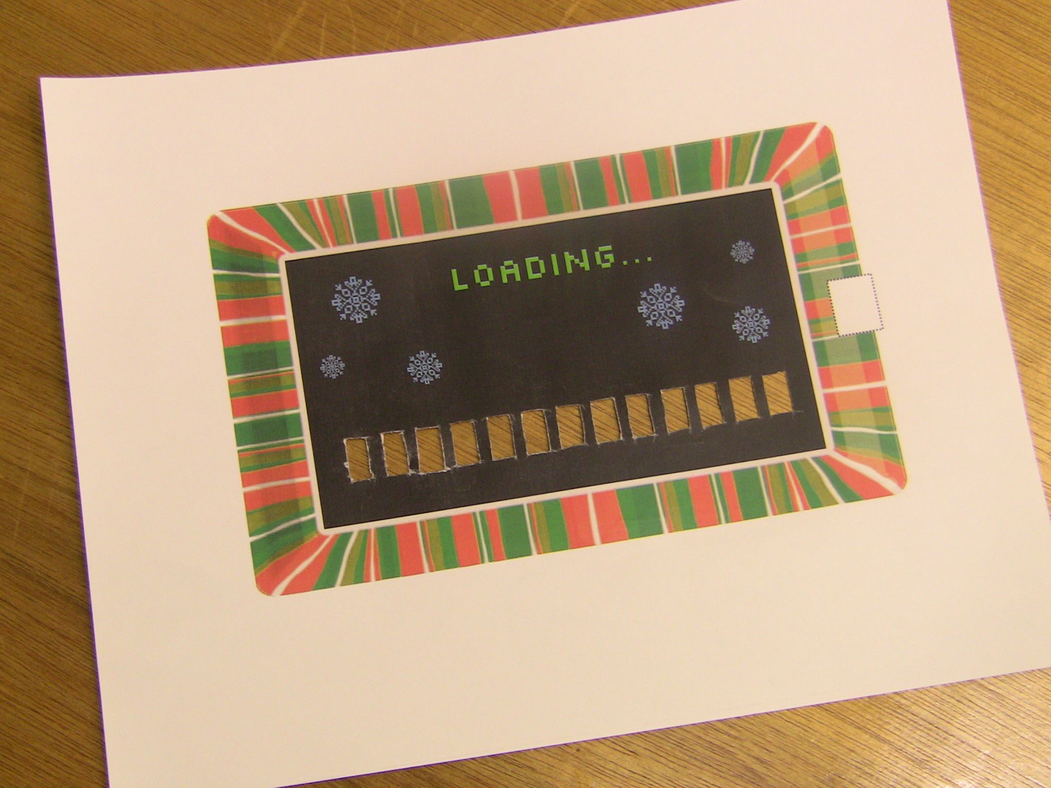 "Loading" Christmas Card : 5 Steps (with Pictures) - Instructables