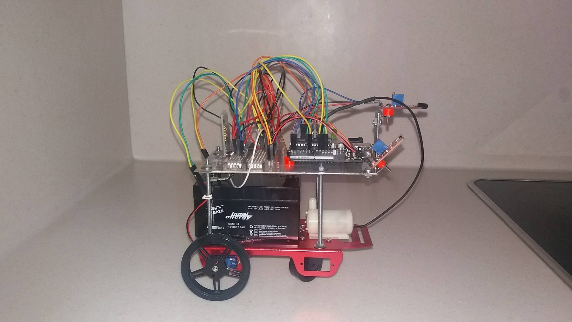 Bluetooth Controlled Arduino Mini-firefighter. : 4 Steps - Instructables