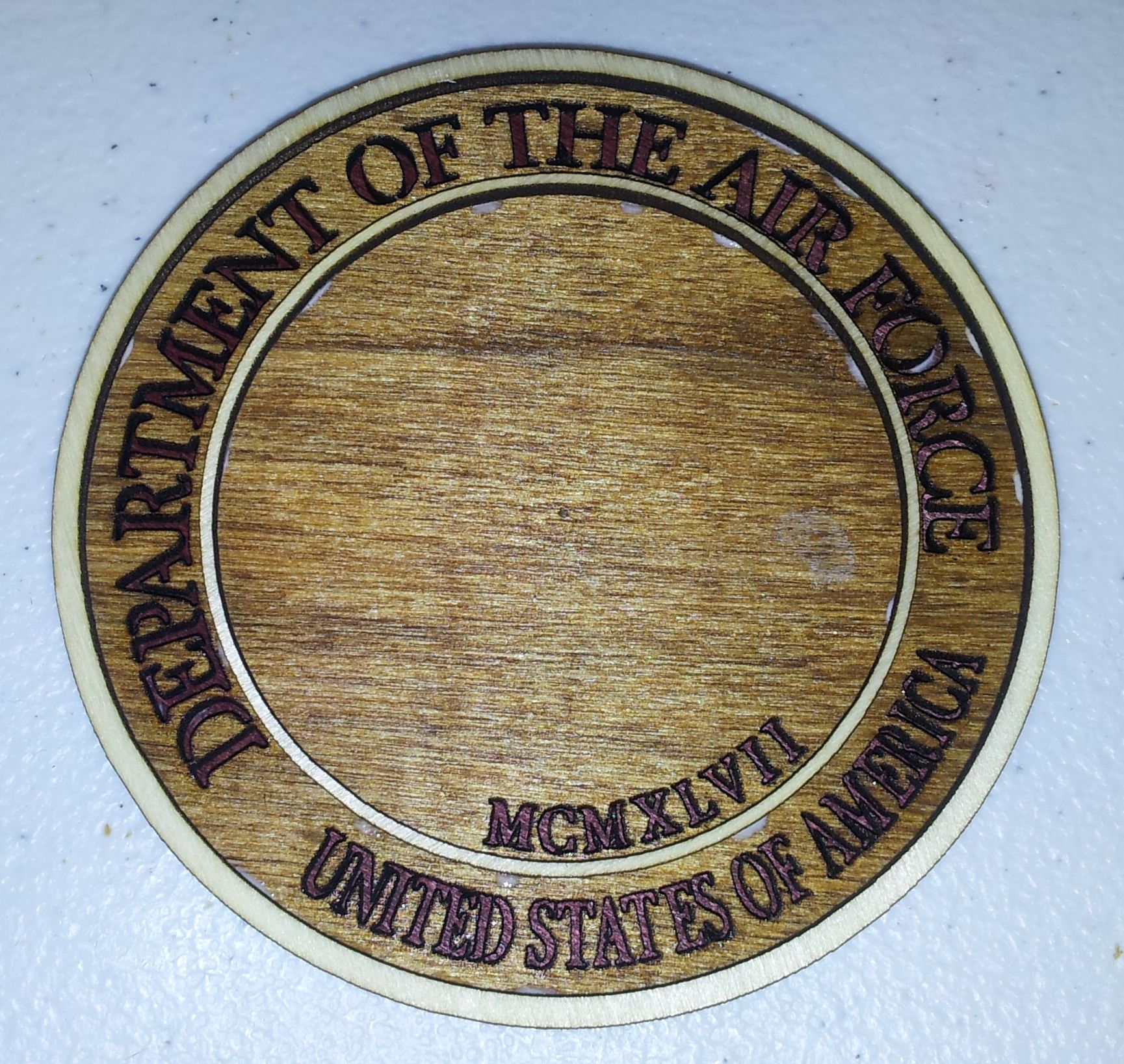 Laser Cut Air Force Emblem : 3 Steps - Instructables