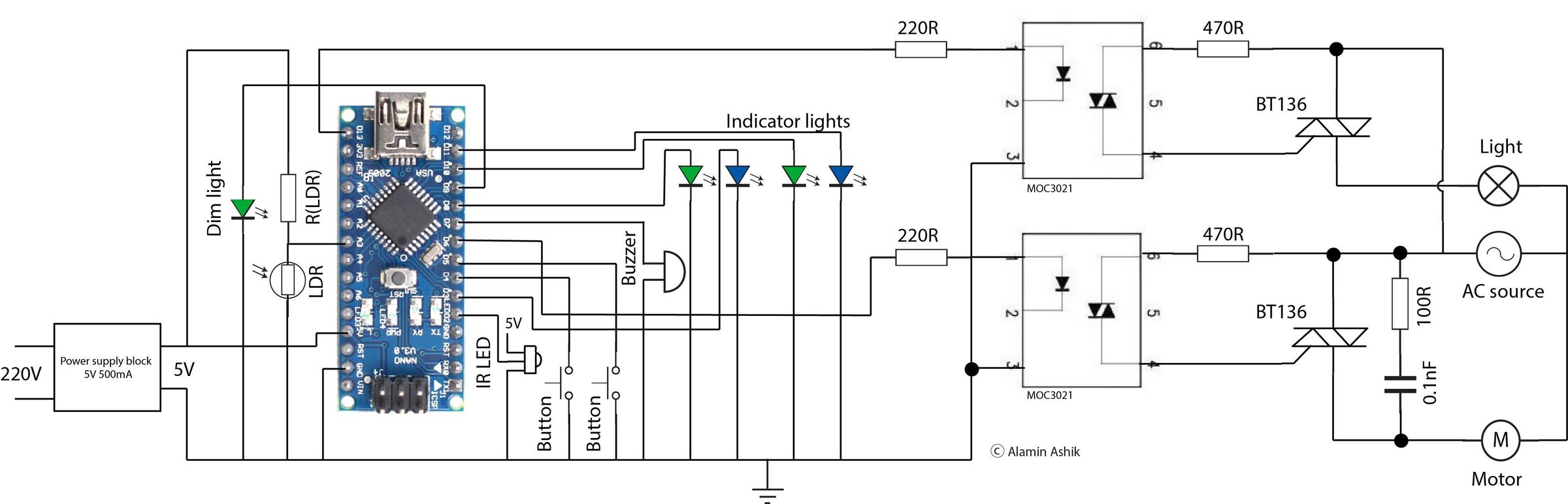 TV Remote Home Appliance Controller Using Arduino Nano(updated) : 10 ...