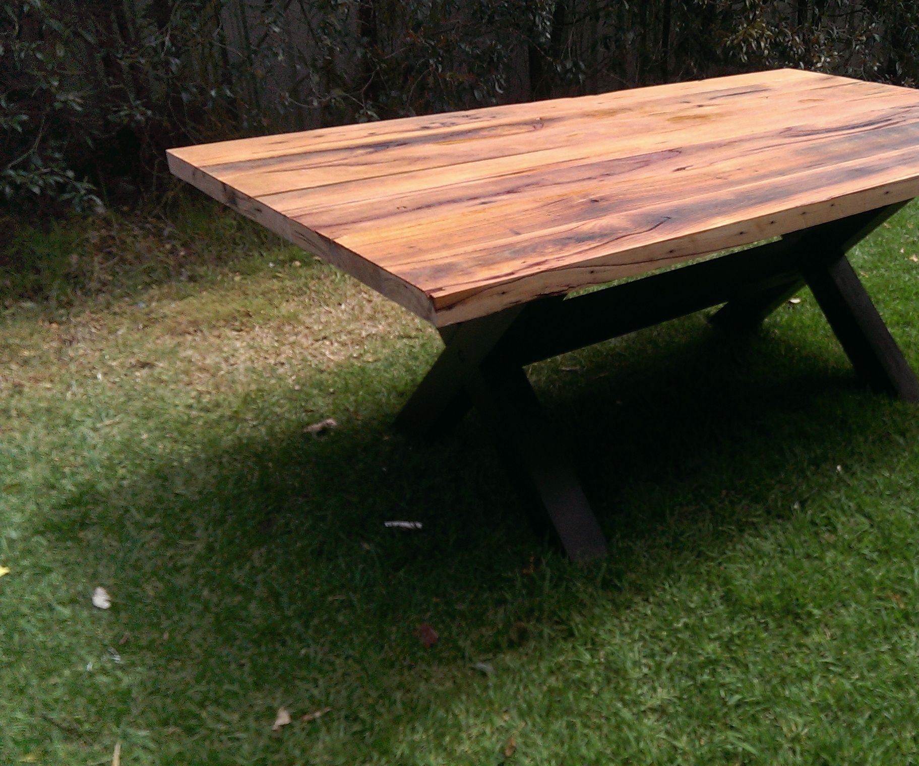 Recyled Timber Dining Table : 3 Steps (with Pictures) - Instructables