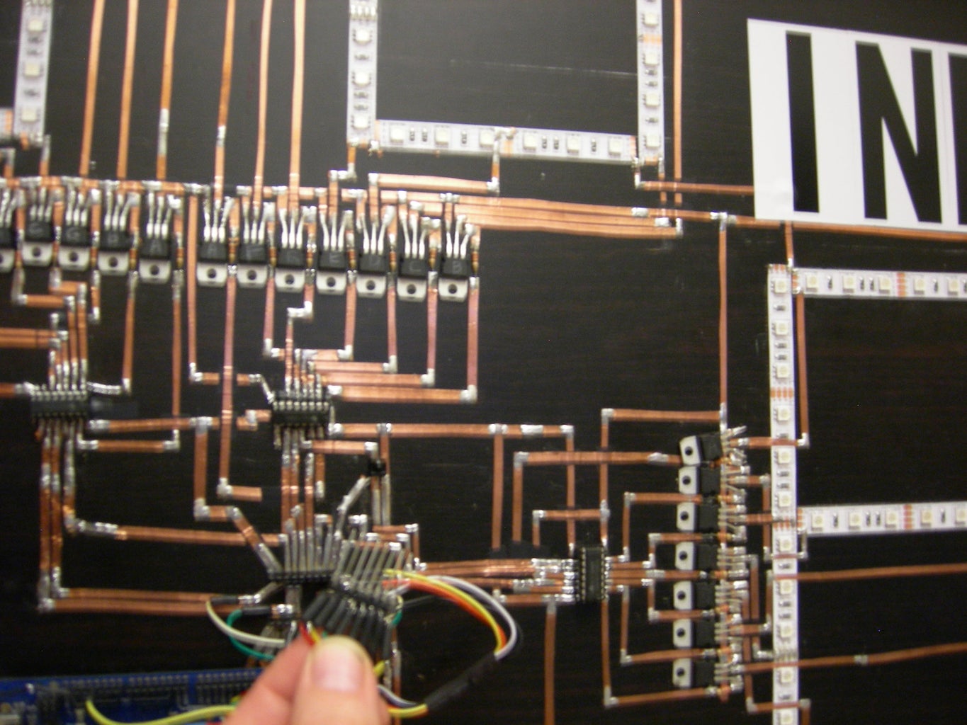 Remote Controlled Arduino Scoreboard Using Led Strips 14 Steps With Pictures Instructables