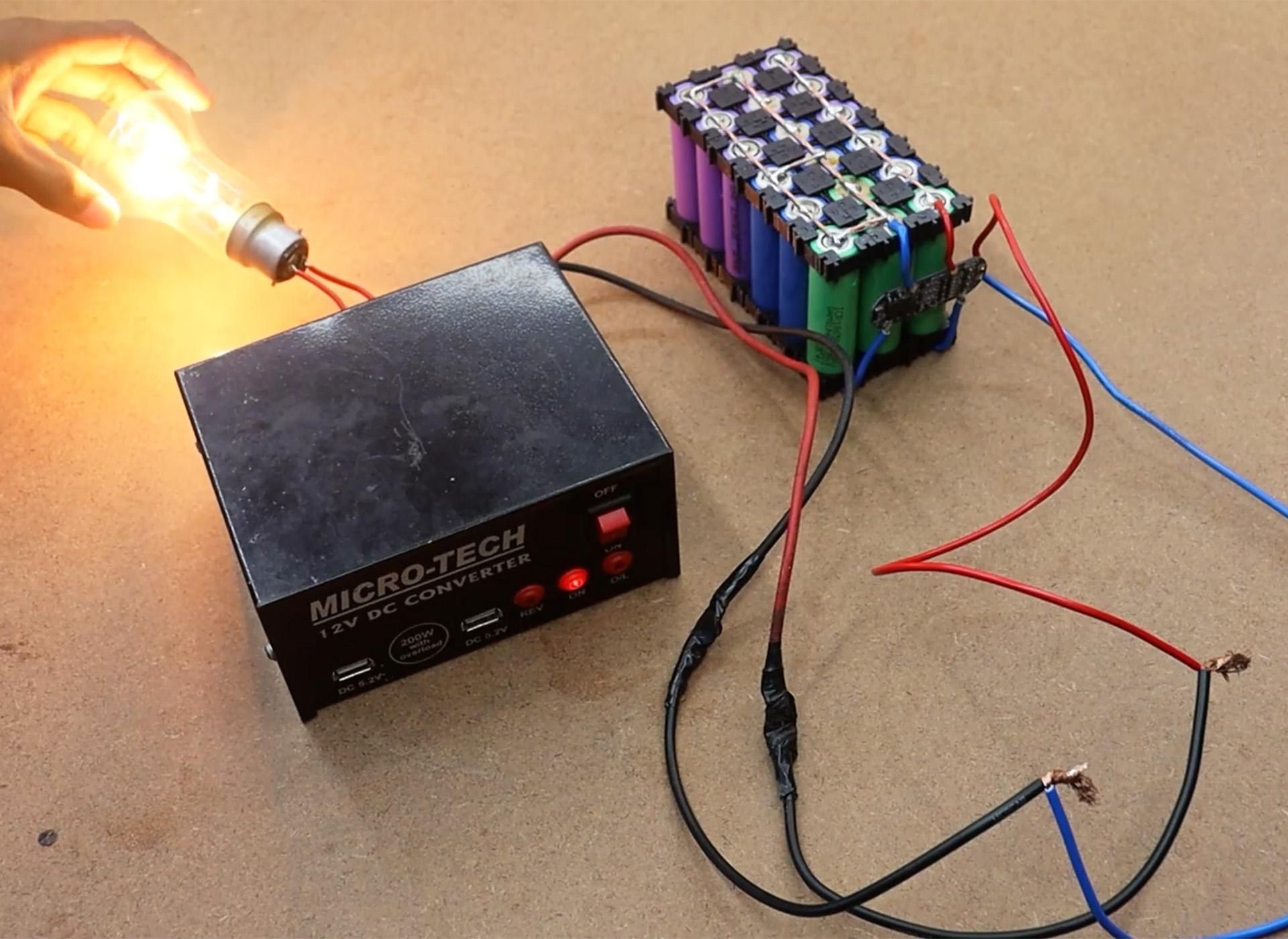 How to Make a 12V Lithium-Ion Battery Pack at Home Using Old Laptop ...