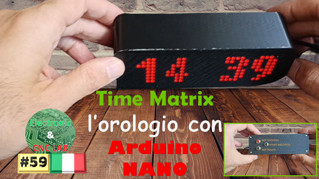 Matrix Display Clock With Arduino Nano : 4 Steps - Instructables