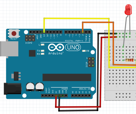 Led Blinking With A Push Button Instructables