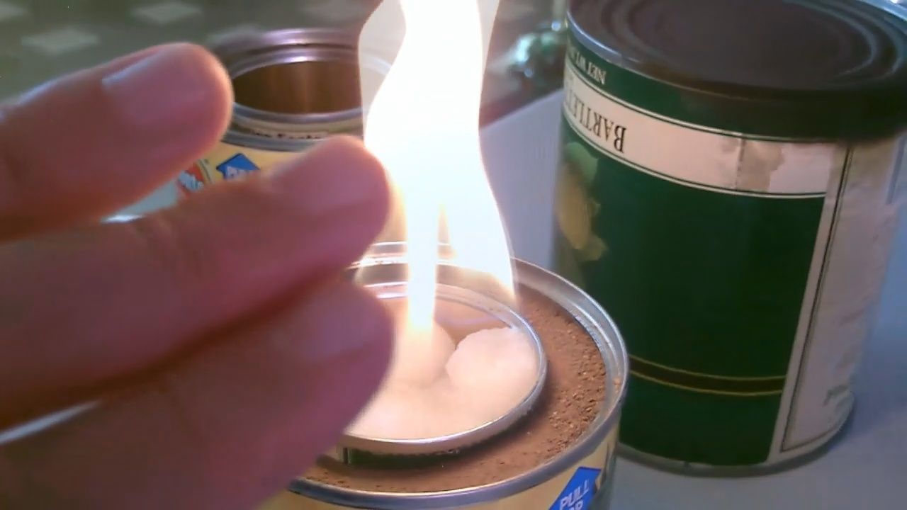 Steel Can Heater/Stove! the 'Cotton Ball' Heater/stove! - Easy DIY : 9 ...