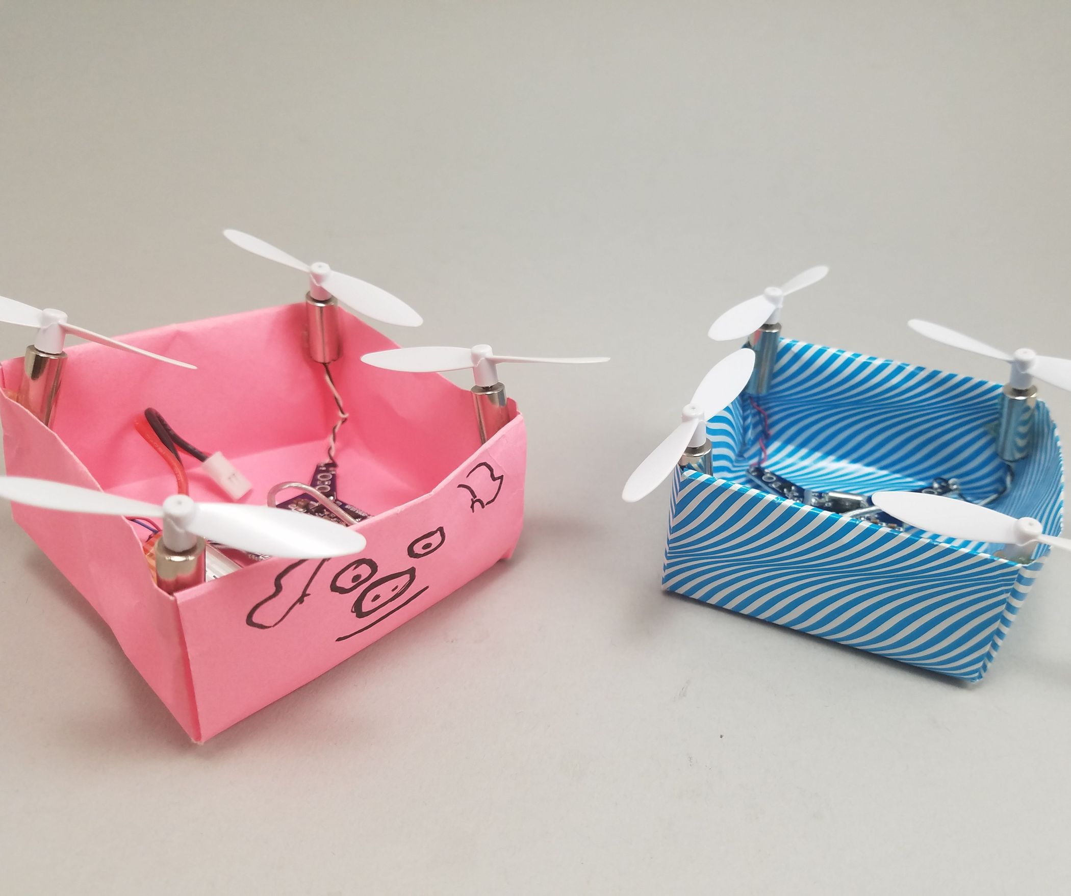 Origami Drone - When Pigs Fly! : 7 Steps - Instructables