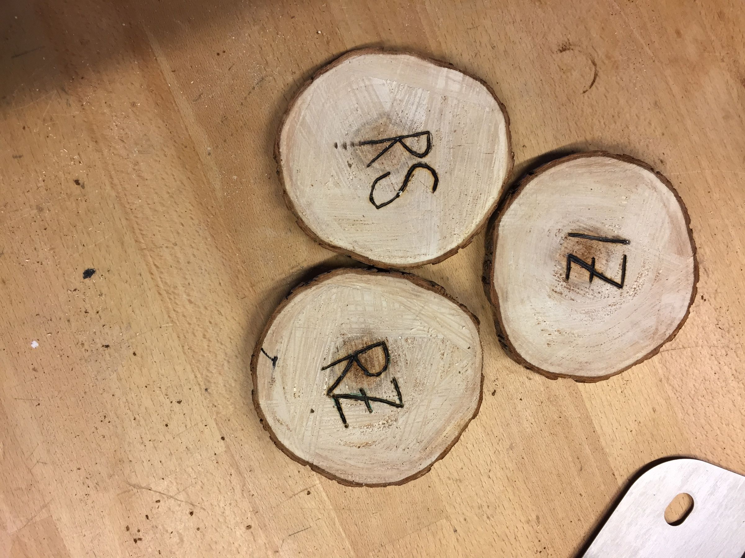 Wooden Coasters With Initials : 4 Steps - Instructables