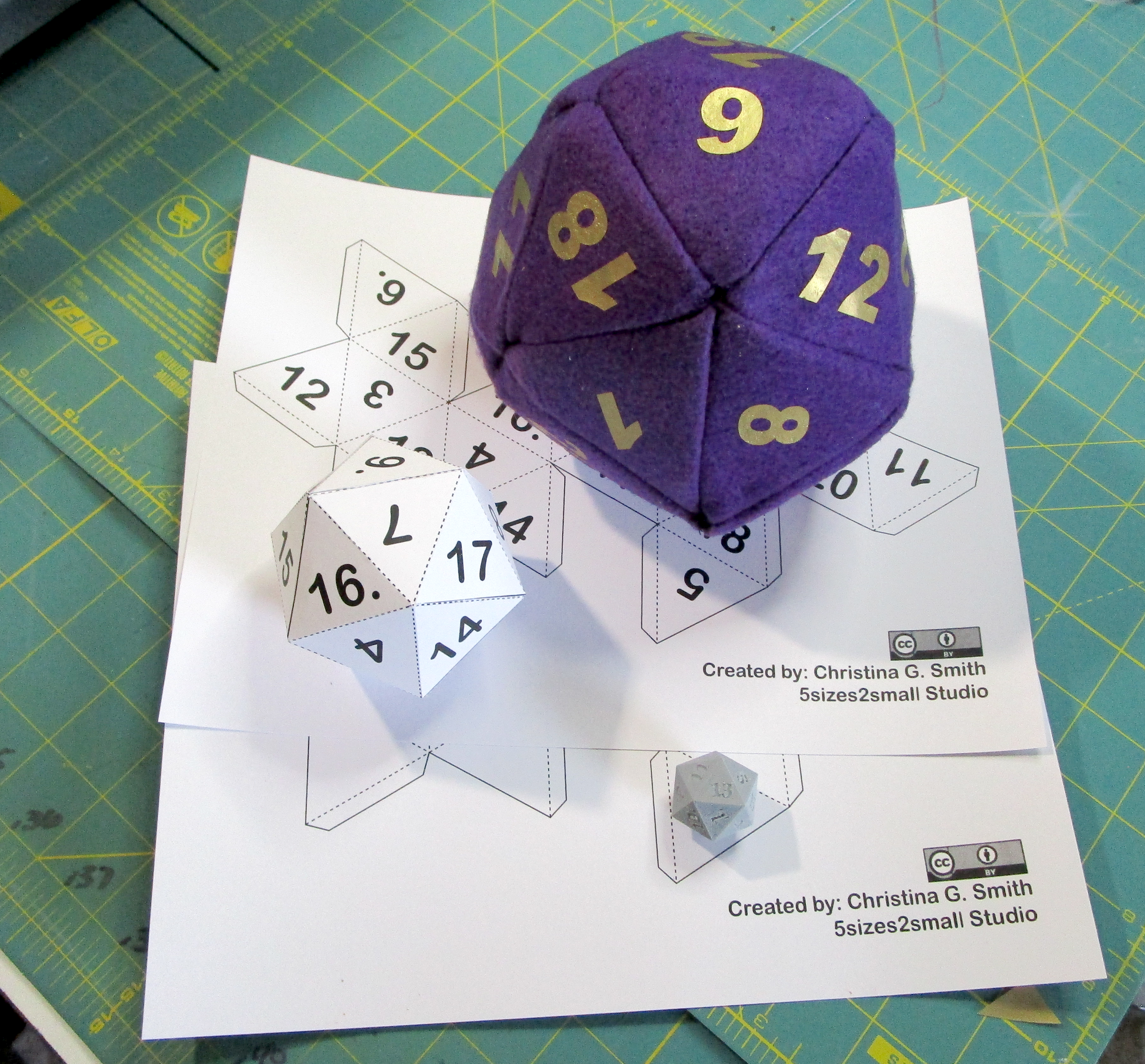 Thinking in 3D - a D20 Die Three Ways : 6 Steps (with Pictures ...