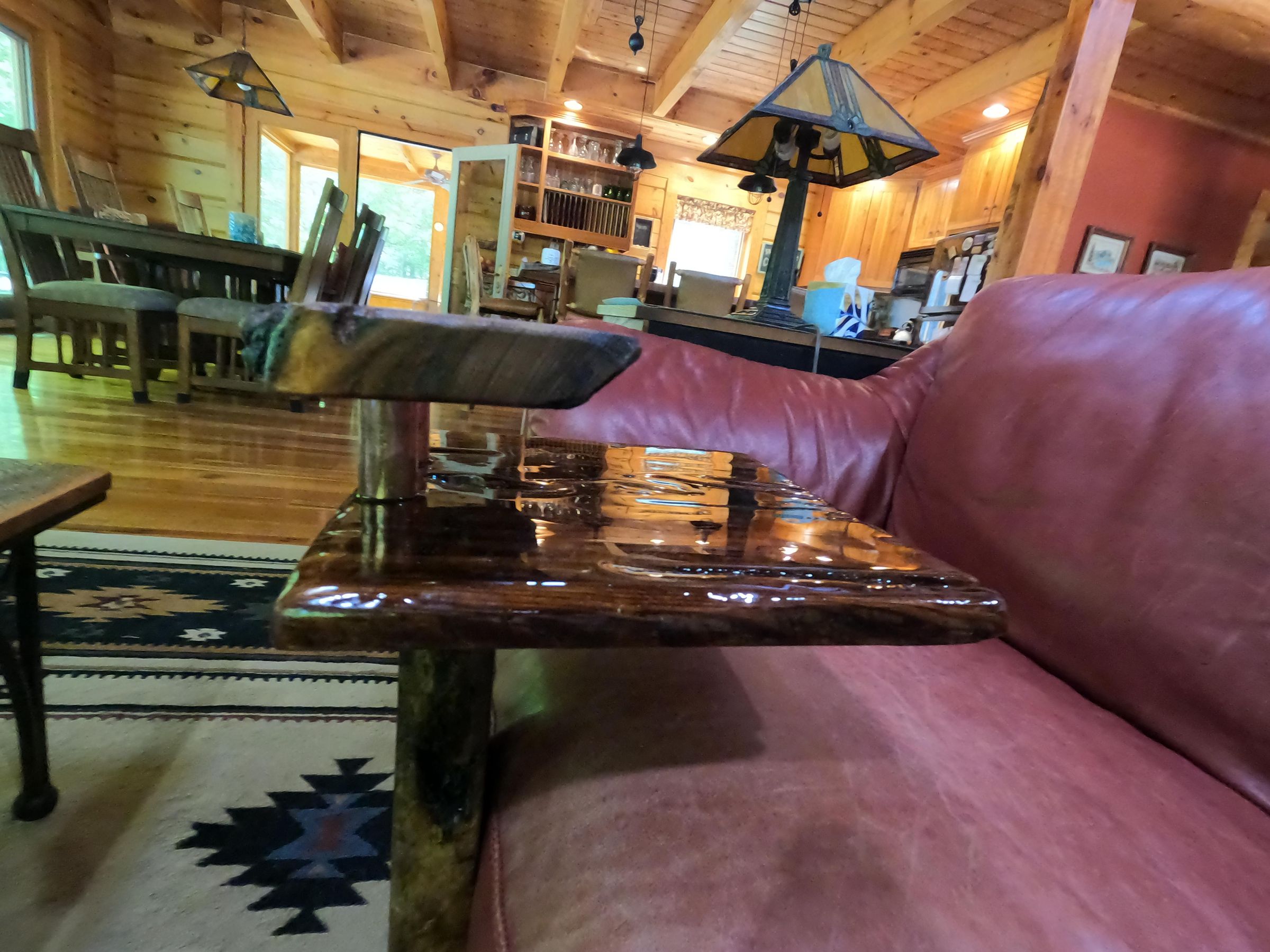 Rustic Sofa Server Table From Old Growth, Reclaimed and Sinker Cypress ...