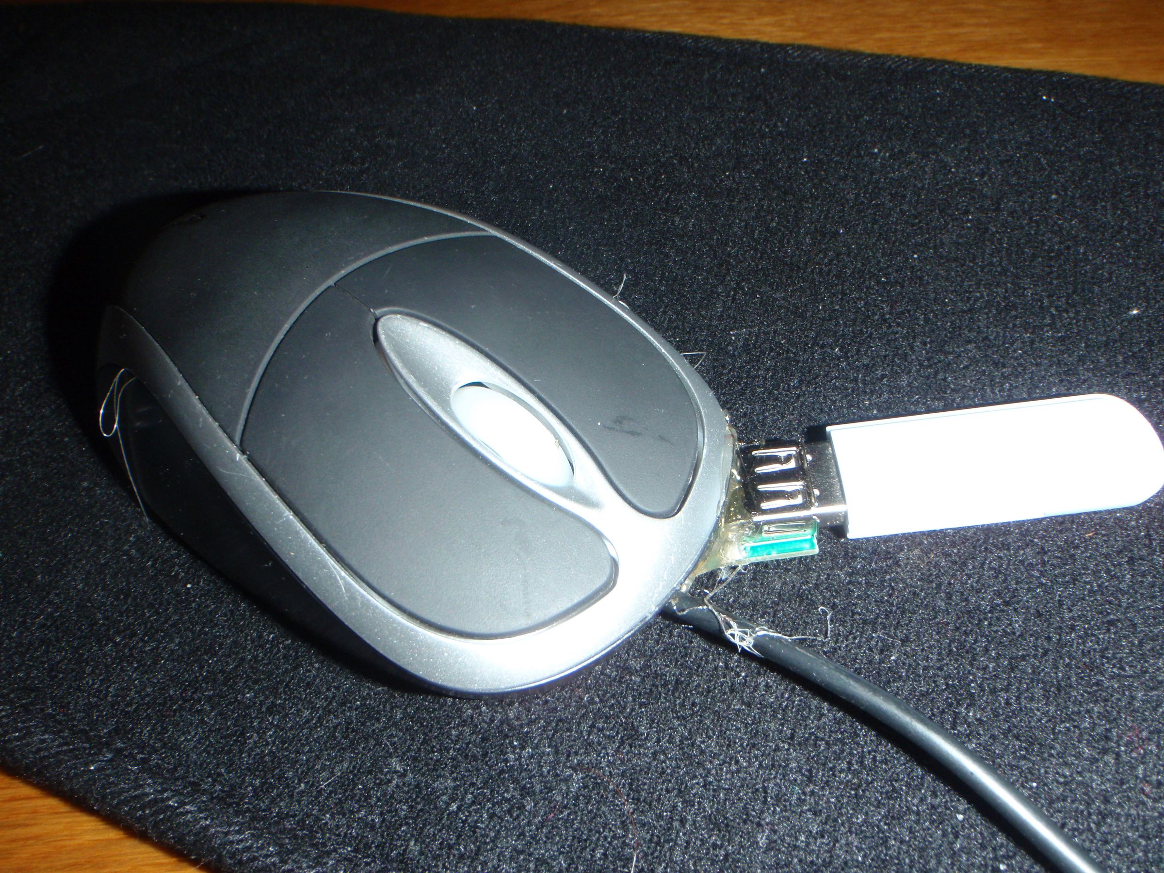 Mouse With USB Port (optional Internal Drive) : 6 Steps (with Pictures ...