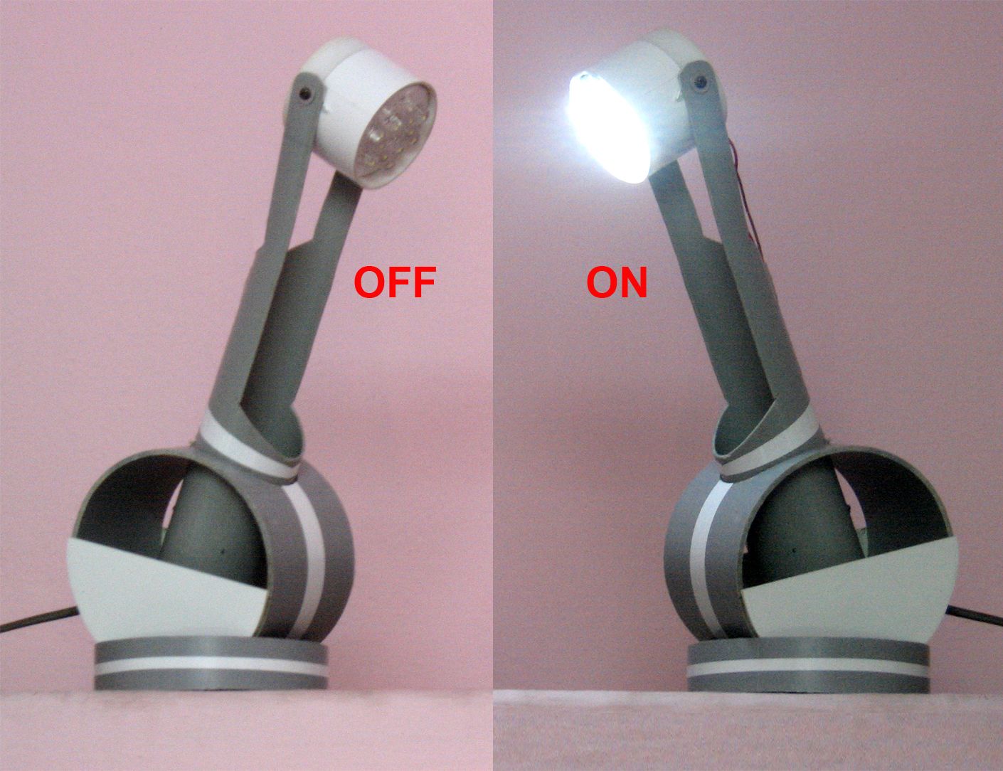 Desktop LED Lamp : 4 Steps - Instructables