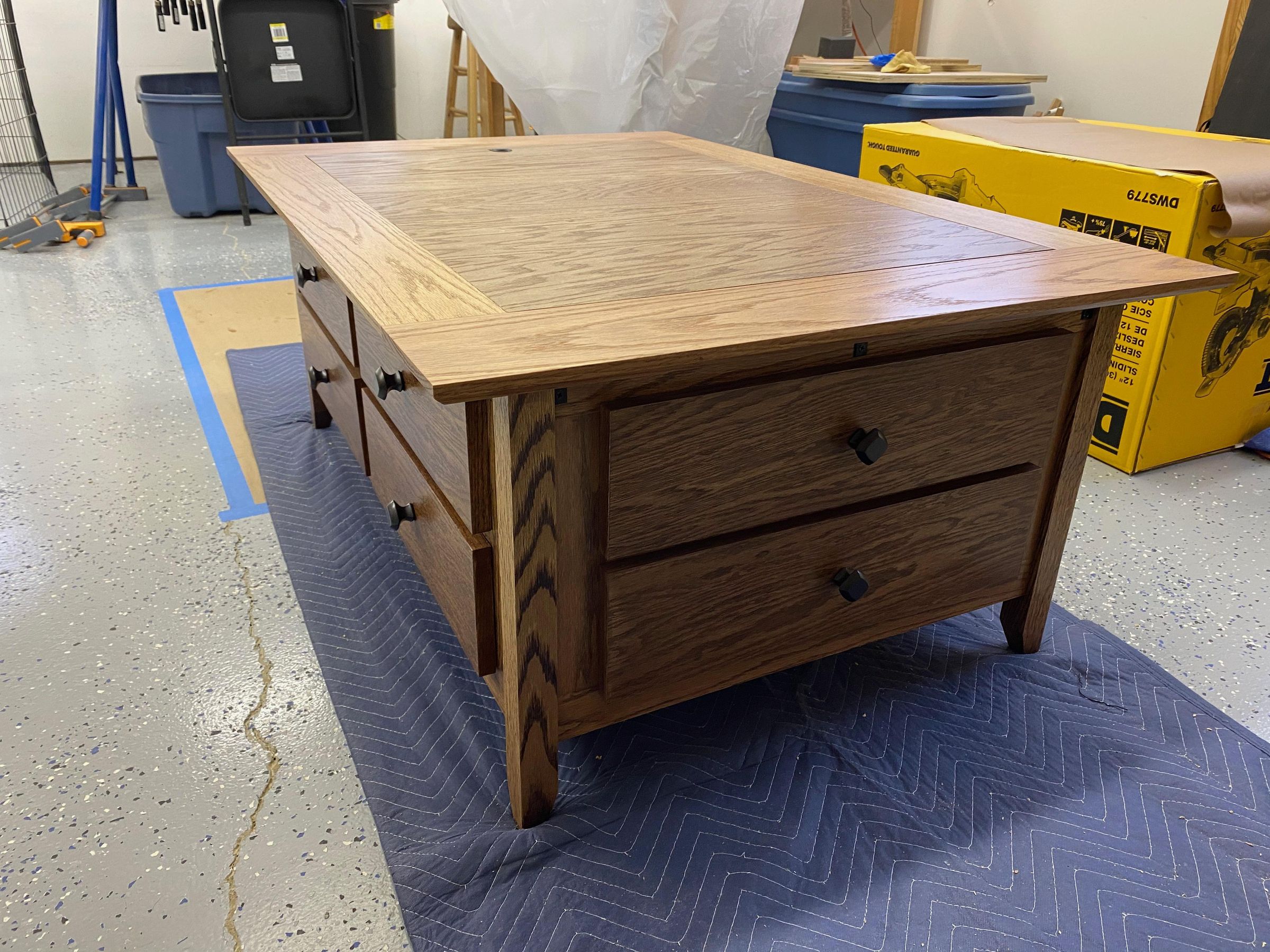 Gaming Coffee Table With Hidden Gaming Area : 4 Steps (with Pictures ...