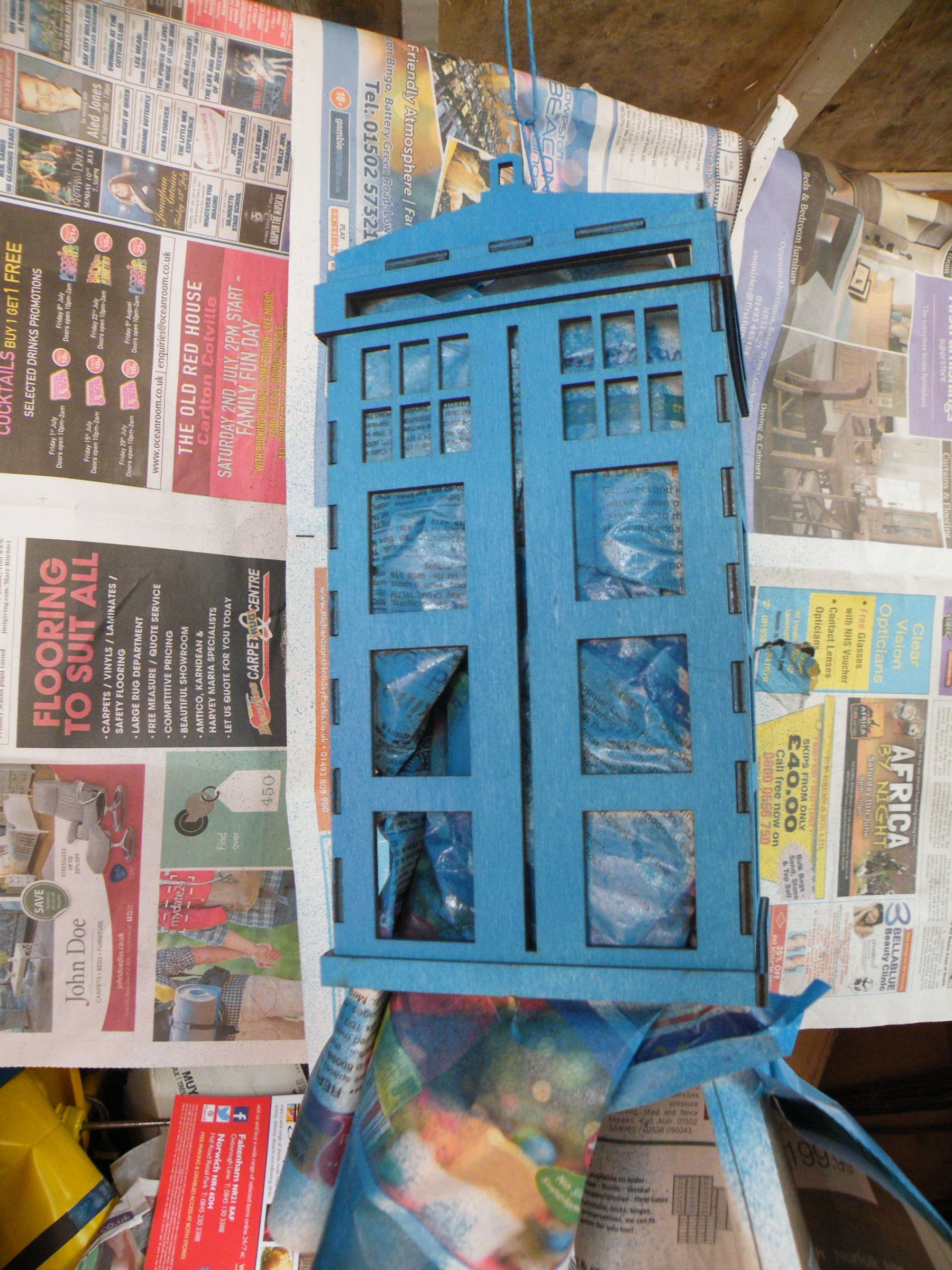 Tardis Lampshade : 9 Steps (with Pictures) - Instructables