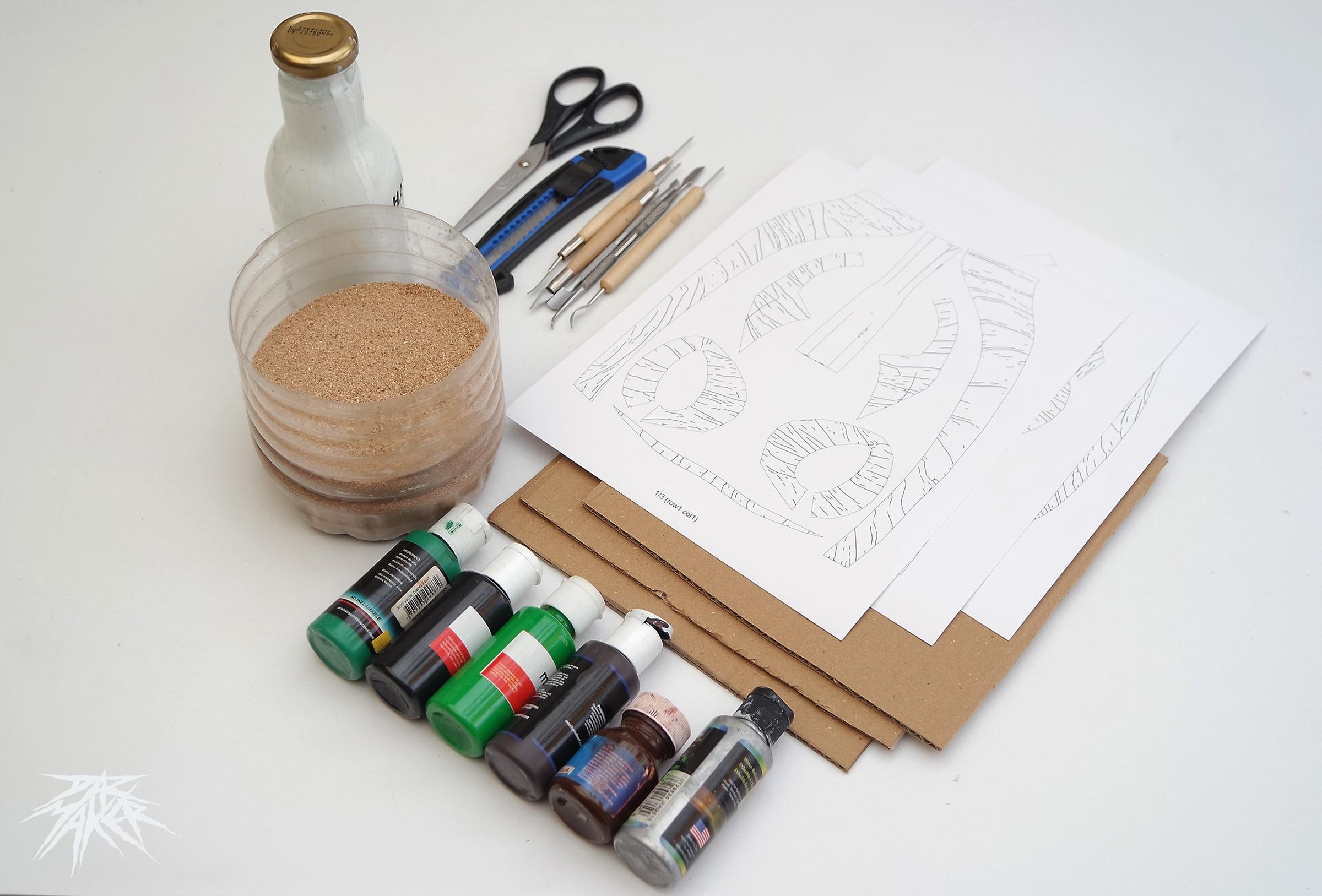 Sawdust Loki's Mask. : 12 Steps (with Pictures) - Instructables