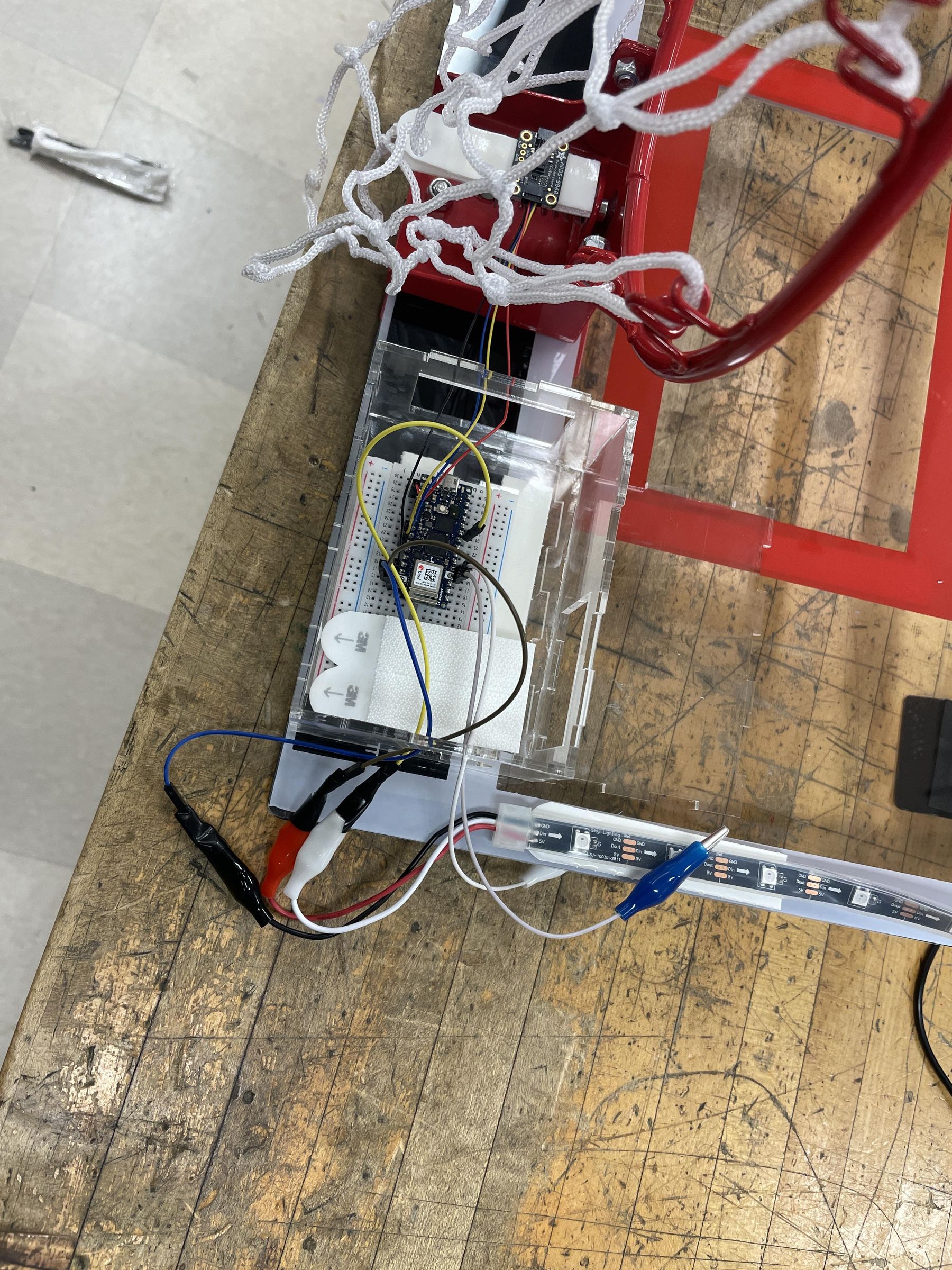 Arduino Mini Arcade Basketball Hoop - Final Project : 3 Steps ...