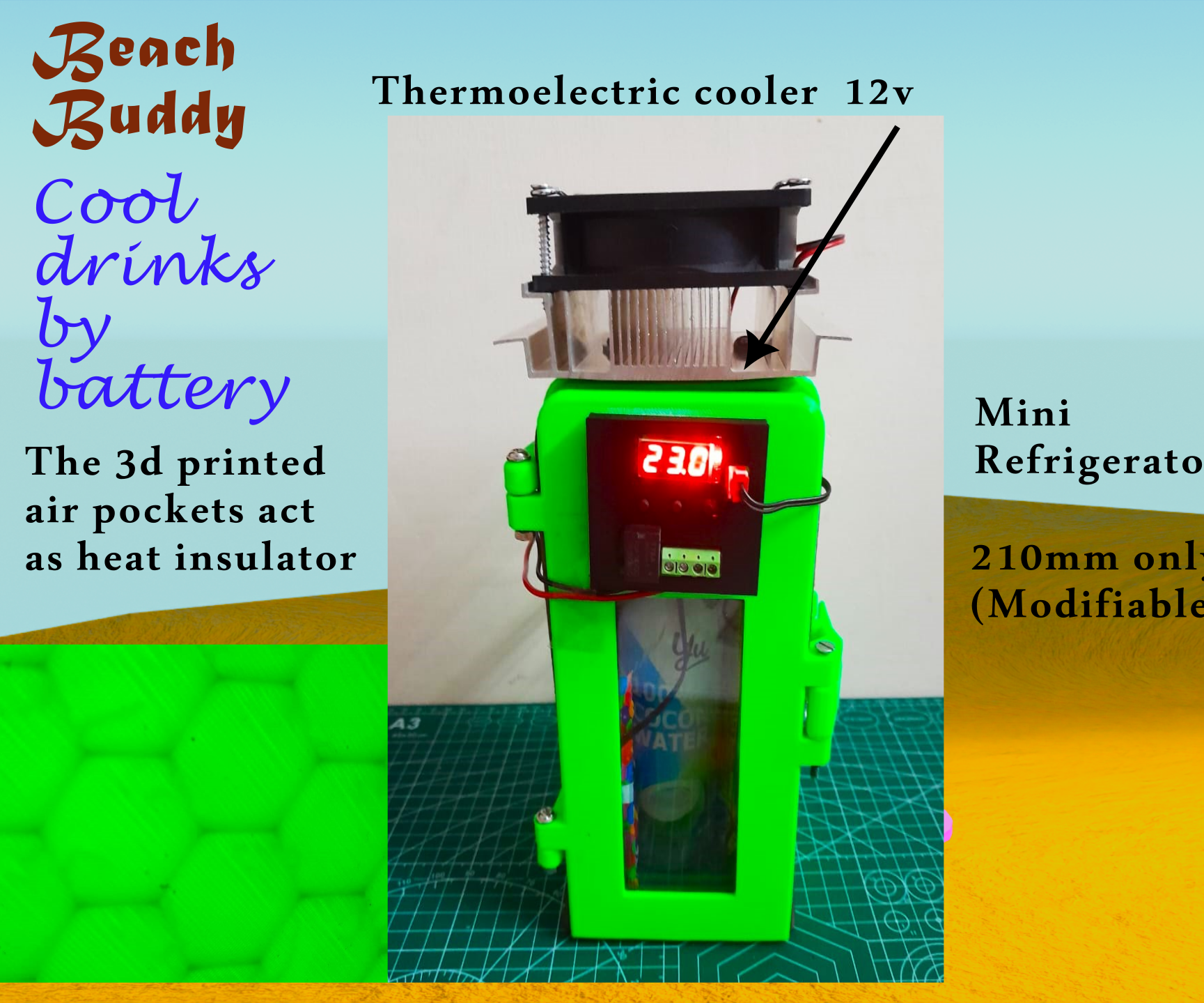 Portable Drink Cooler 3D Print , Diy, Stl, : 10 Steps (with Pictures ...