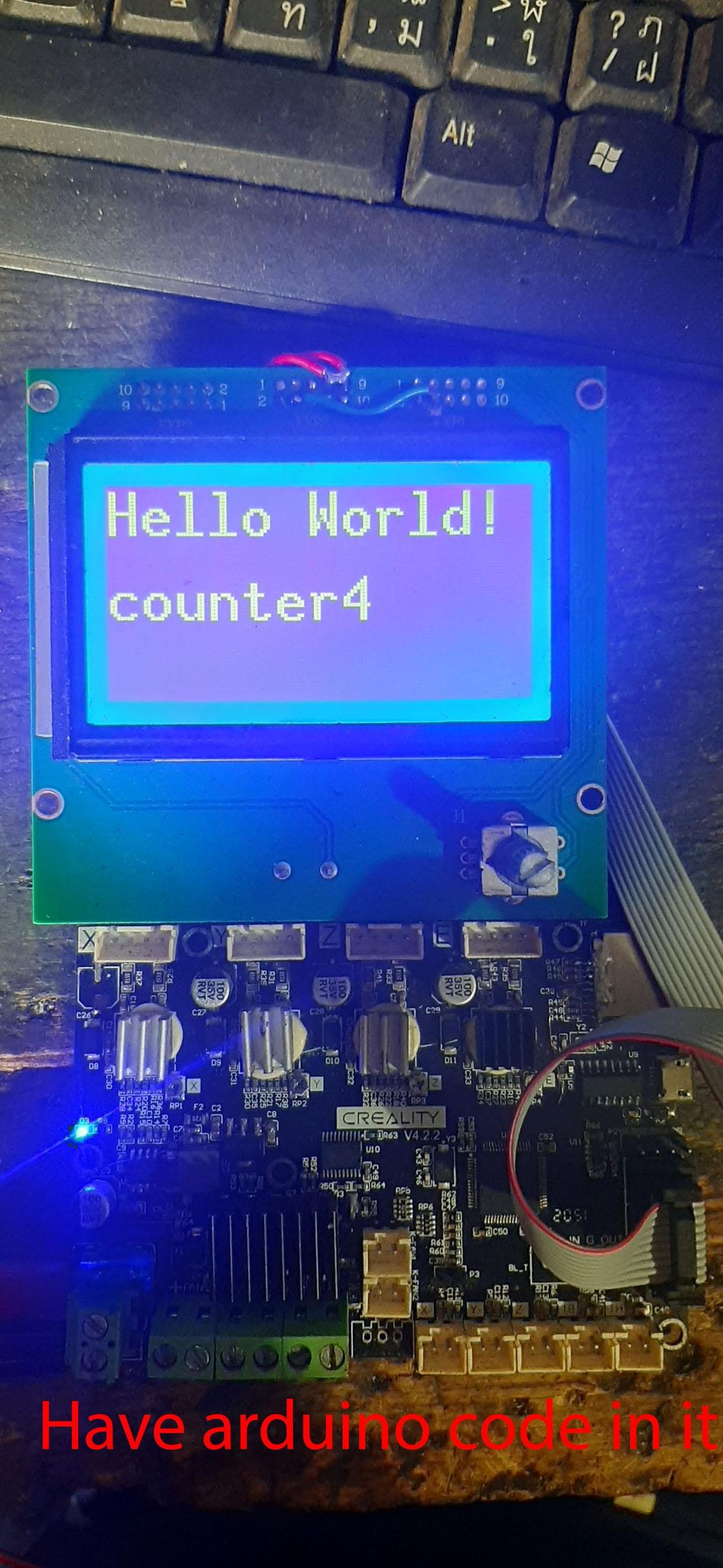 How to Reuse Creality 32bit 4.2.2 Mainboard+LCD As an Arduino : 5 Steps ...