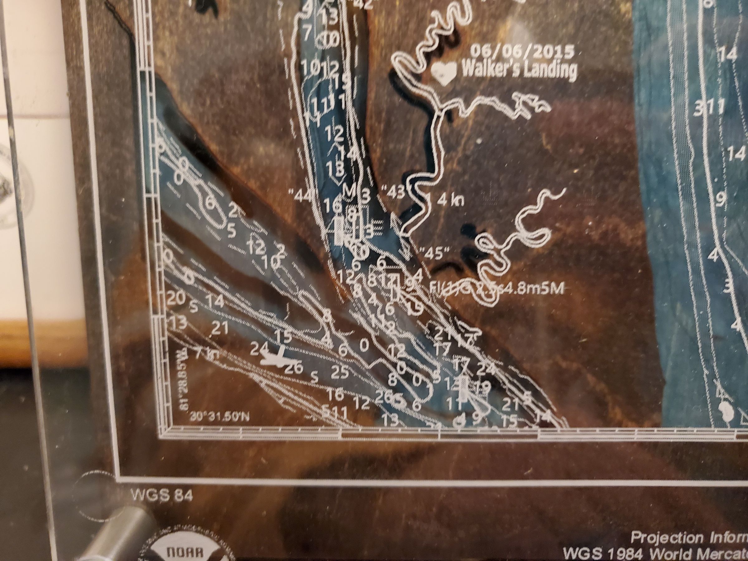 Custom Nautical Chart With Accompanying Bathymetric Contours : 5 Steps ...