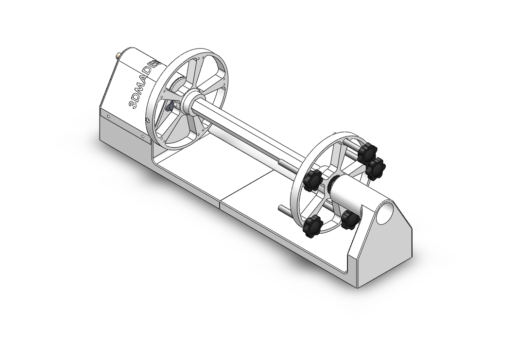 3D Printed Fishing Lure Rotating Drying Station : 13 Steps (with ...