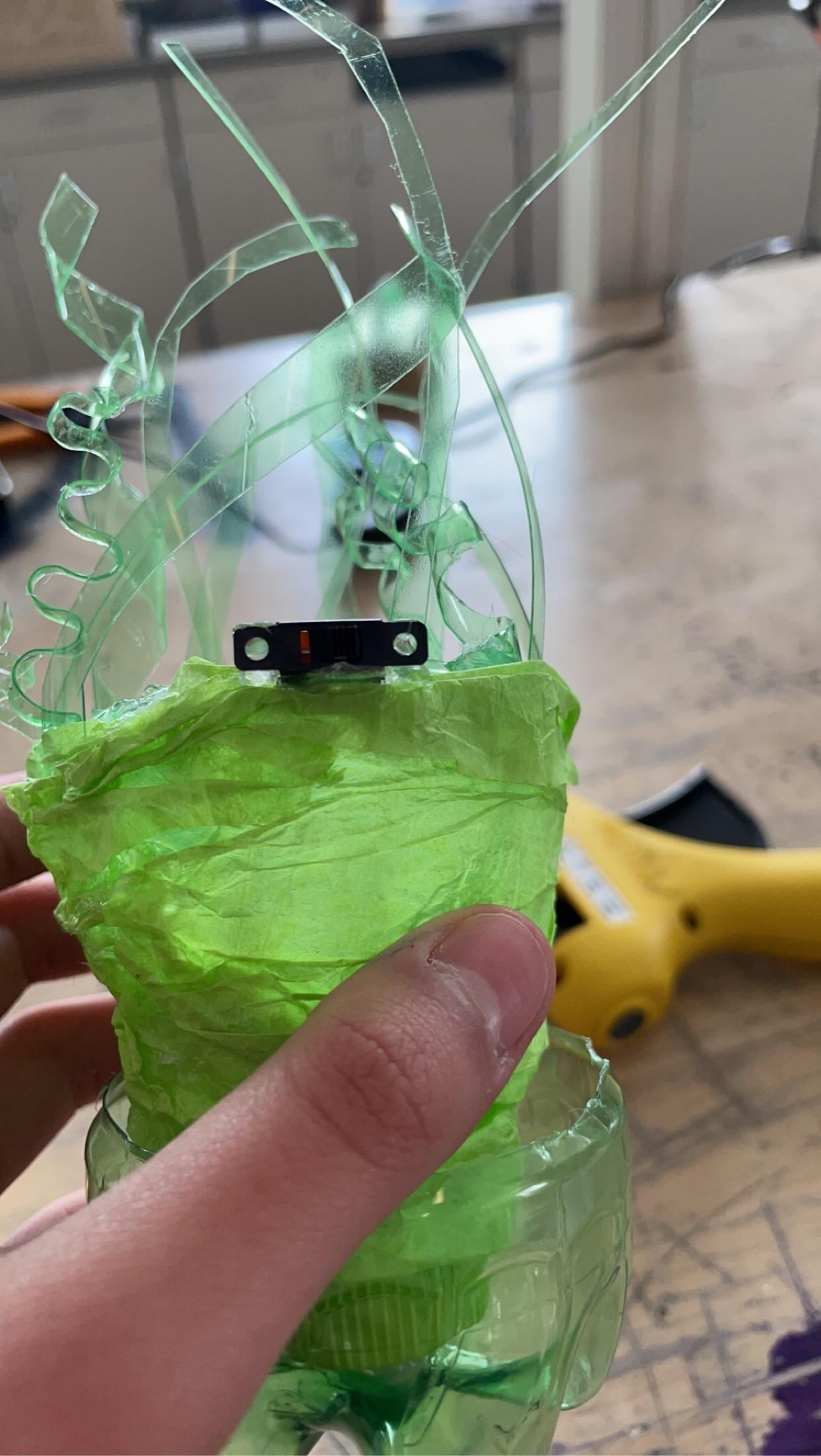 Recycled Glowing Jelly-Fish Hanging Light! : 10 Steps - Instructables