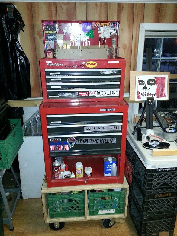 From Tool Box to Art Cart : 3 Steps - Instructables