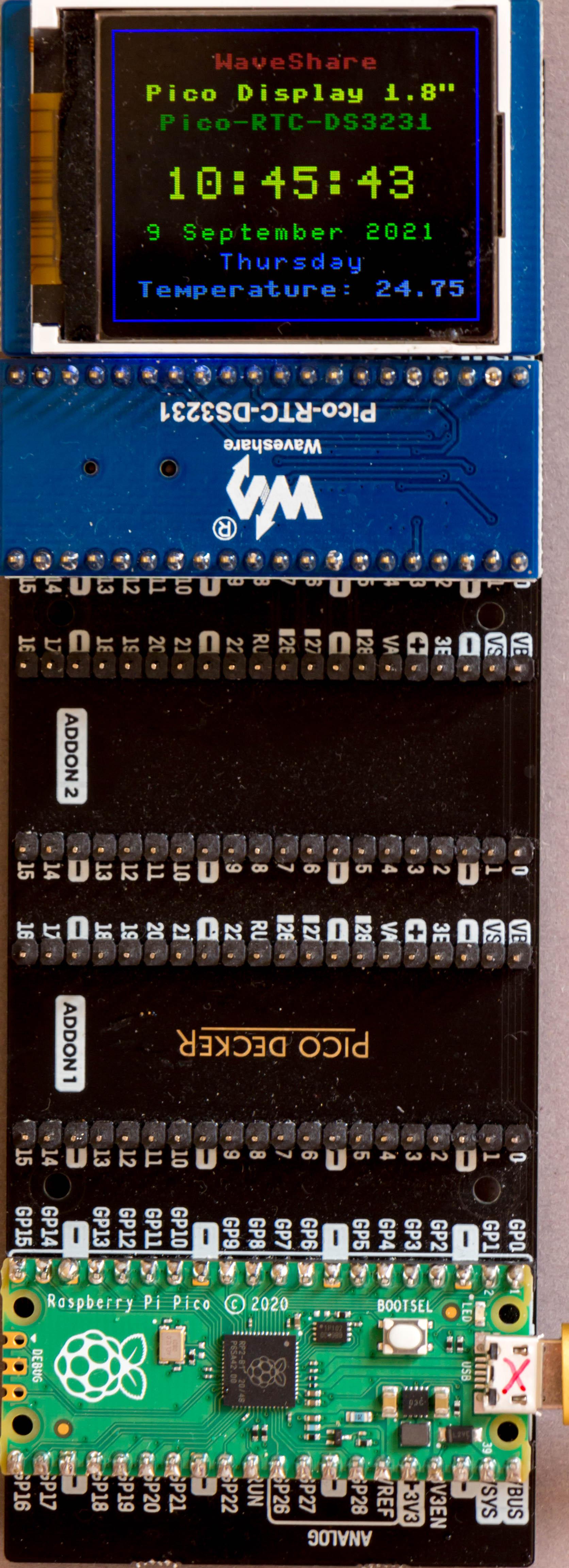 Pi Pico Real Time Clock DS3231 - Workout : 10 Steps - Instructables