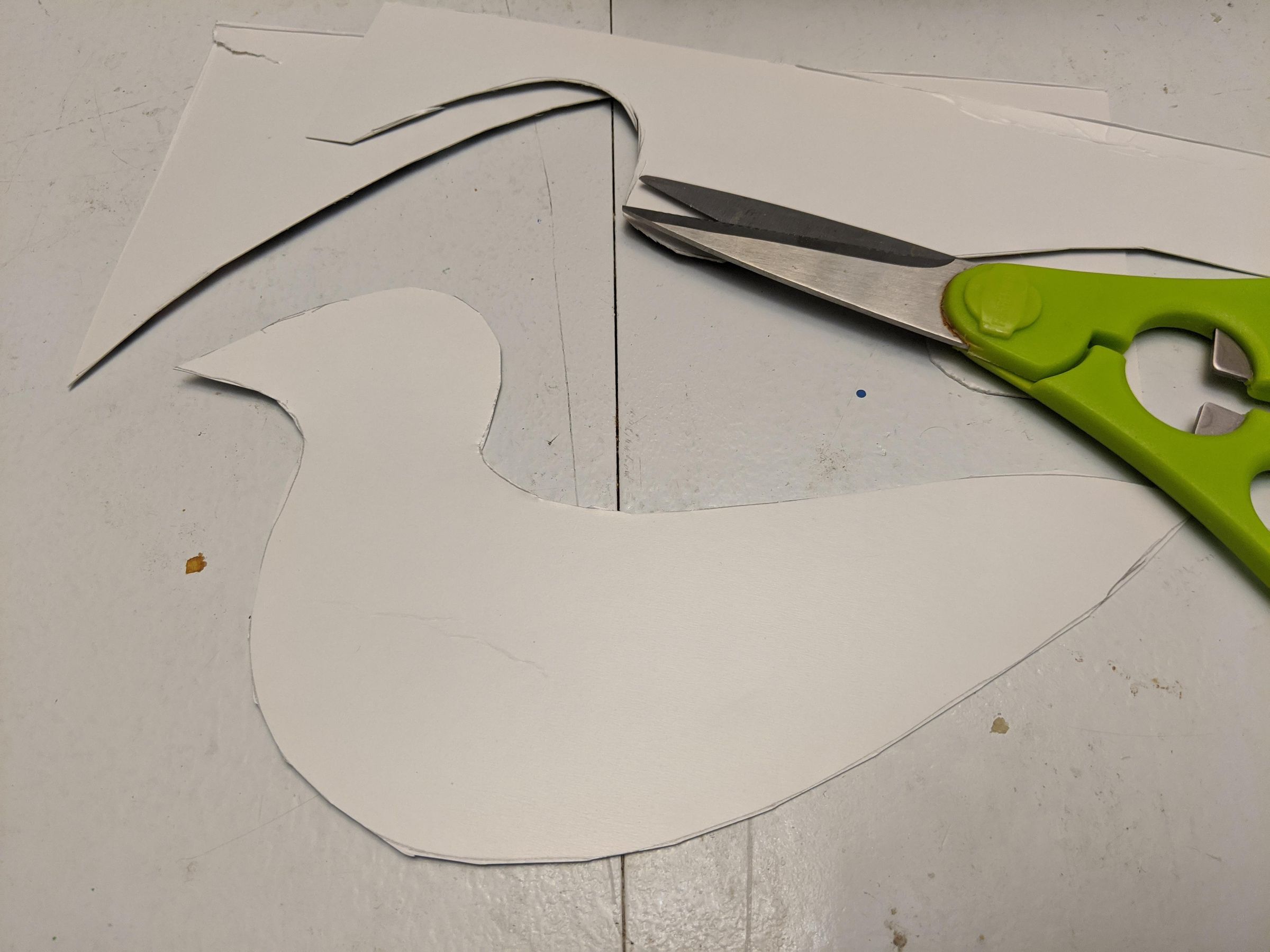 Dove Paper Plate Masks