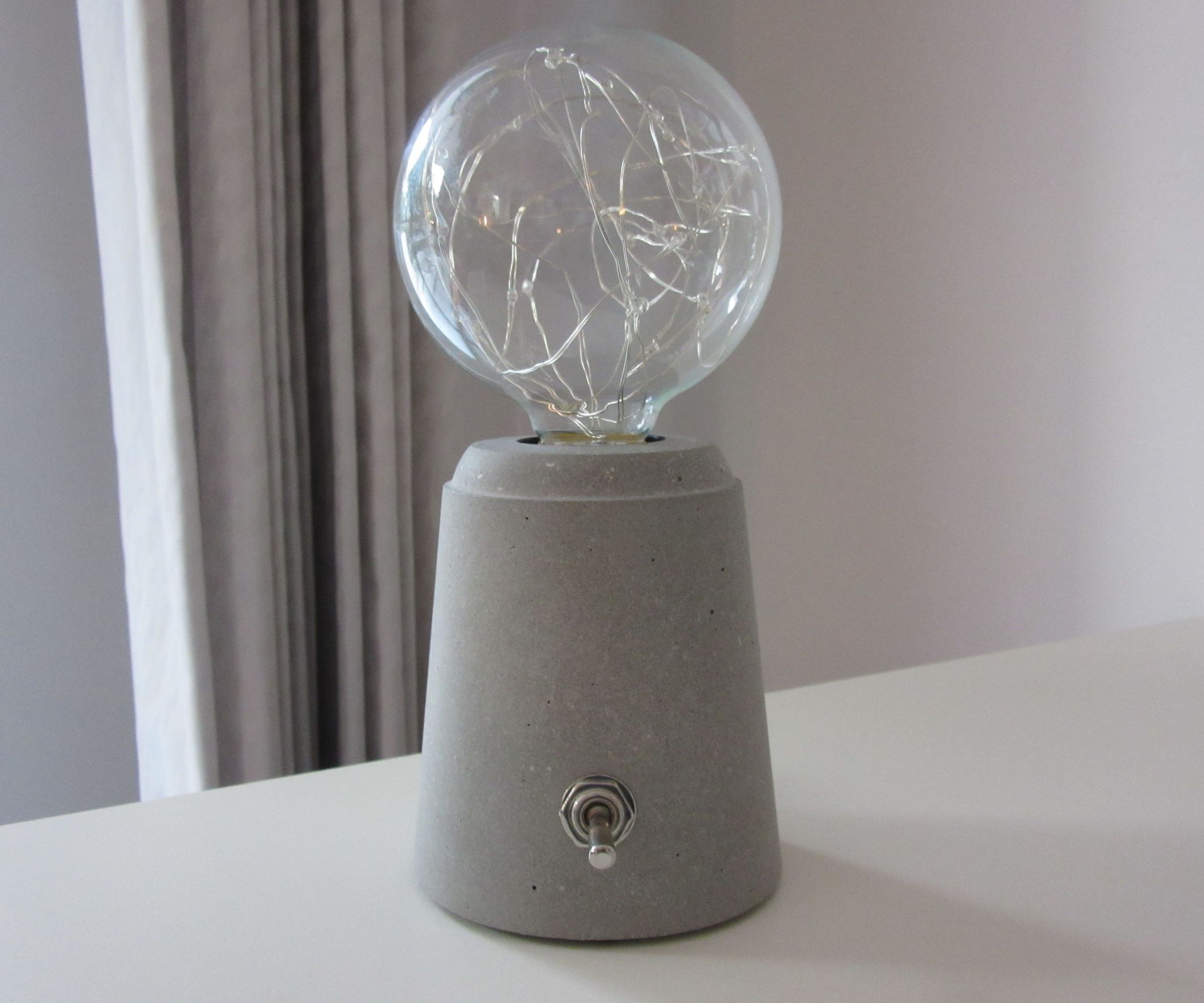 Concrete Lamp (7) : 10 Steps (with Pictures) - Instructables