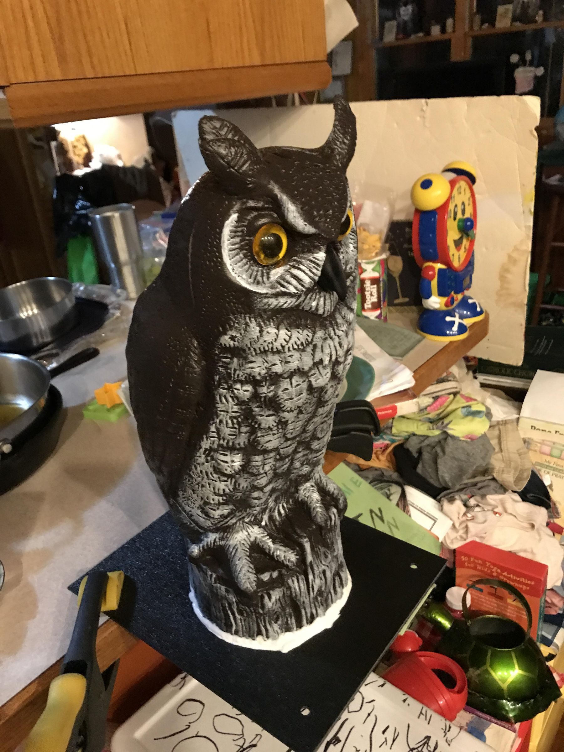 Automated Garden Owl Scarecrow : 7 Steps (with Pictures) - Instructables