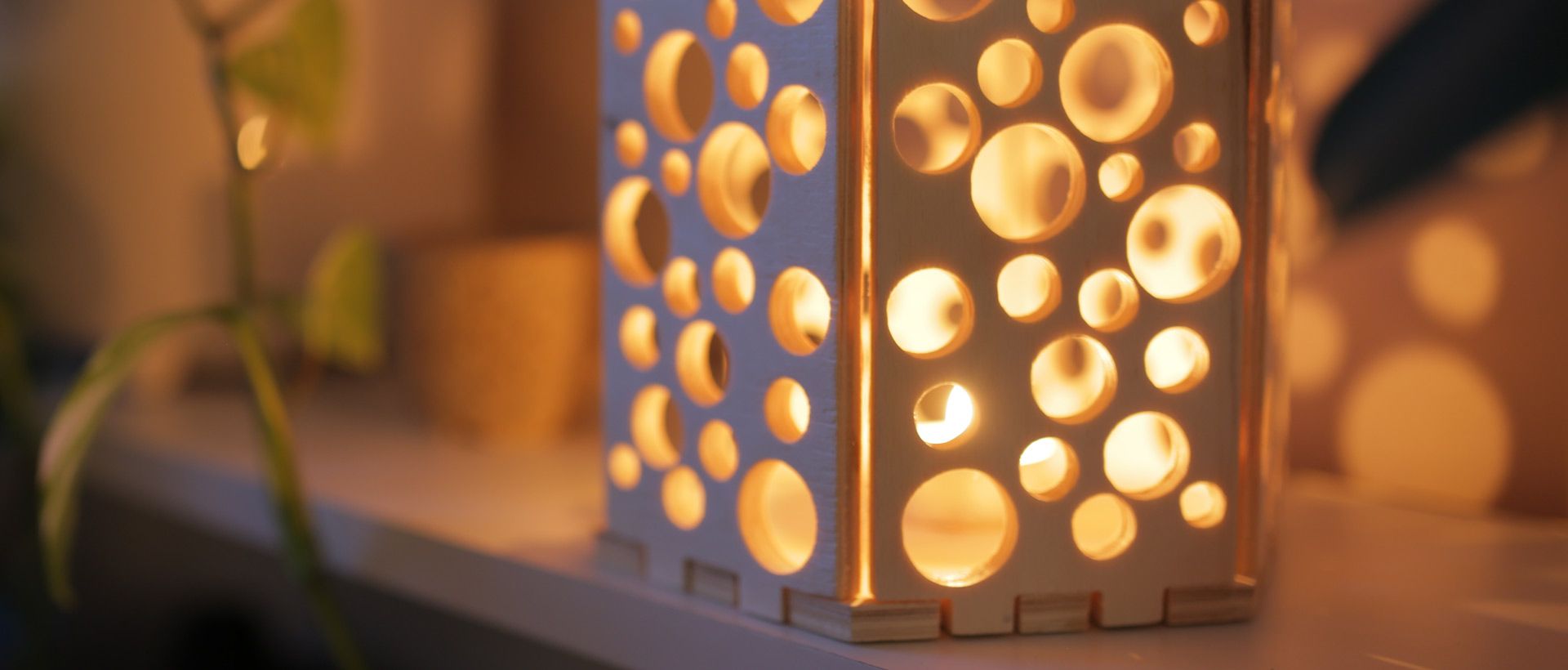 Swiss Cheese Lamp - Instructables