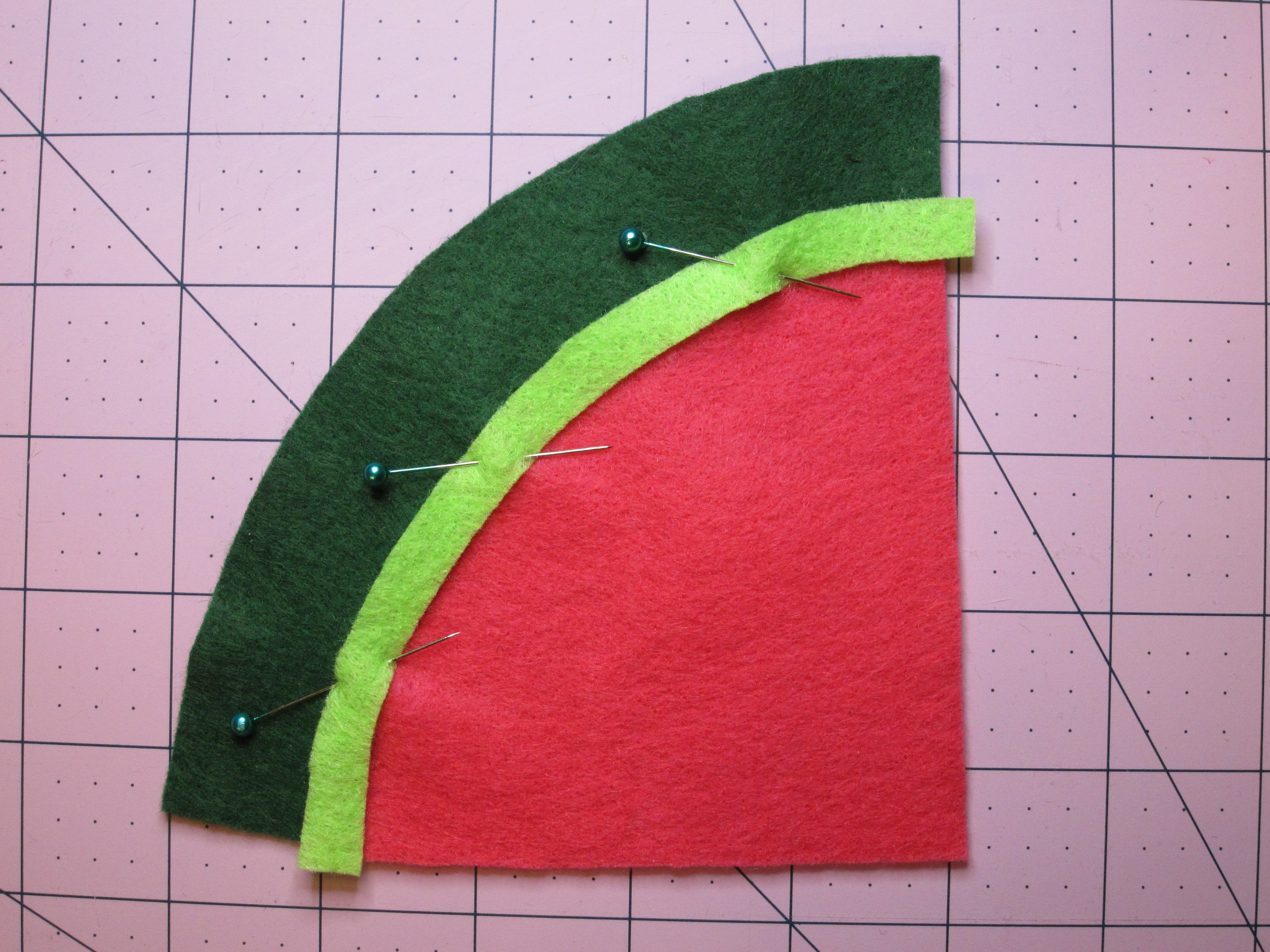 Felt Watermelon Slice : 20 Steps (with Pictures) - Instructables