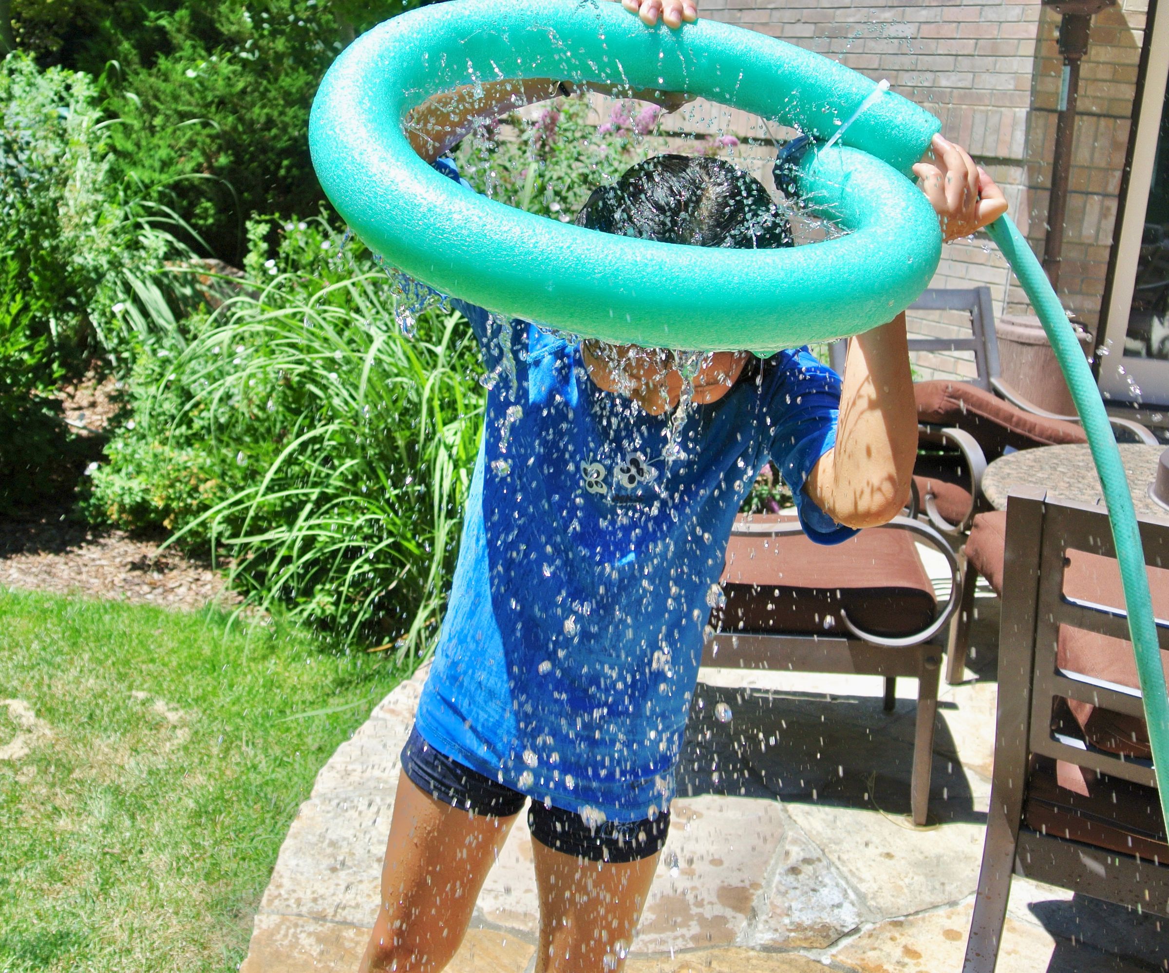 Use a Pool Noodle As a Mini Shower : 5 Steps (with Pictures ...