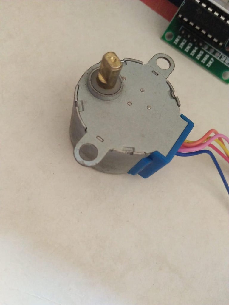Diy Robotic Arm Using 28byj 48 Stepper Motors And Arduino Upcycled Material Affordable 6 Steps
